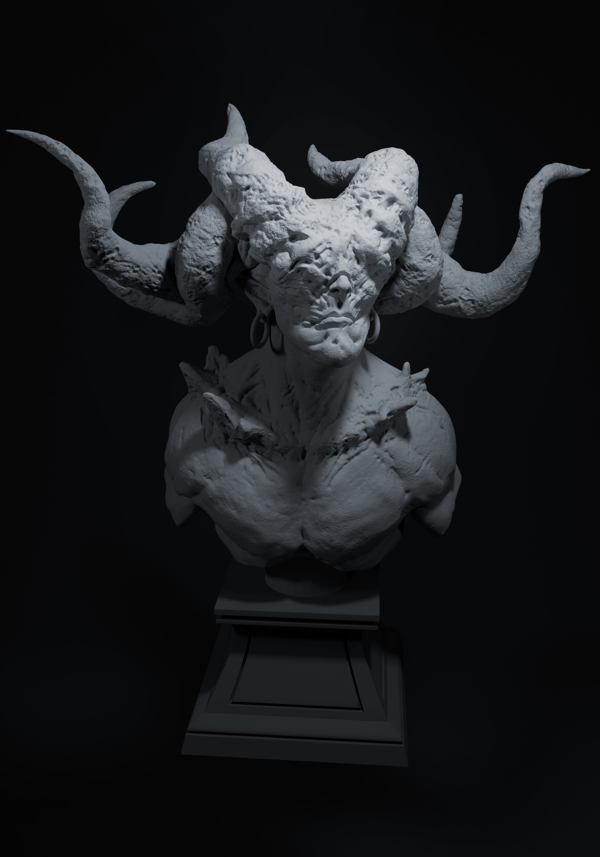 ArtStation - Demon - Conceptual Sculpting