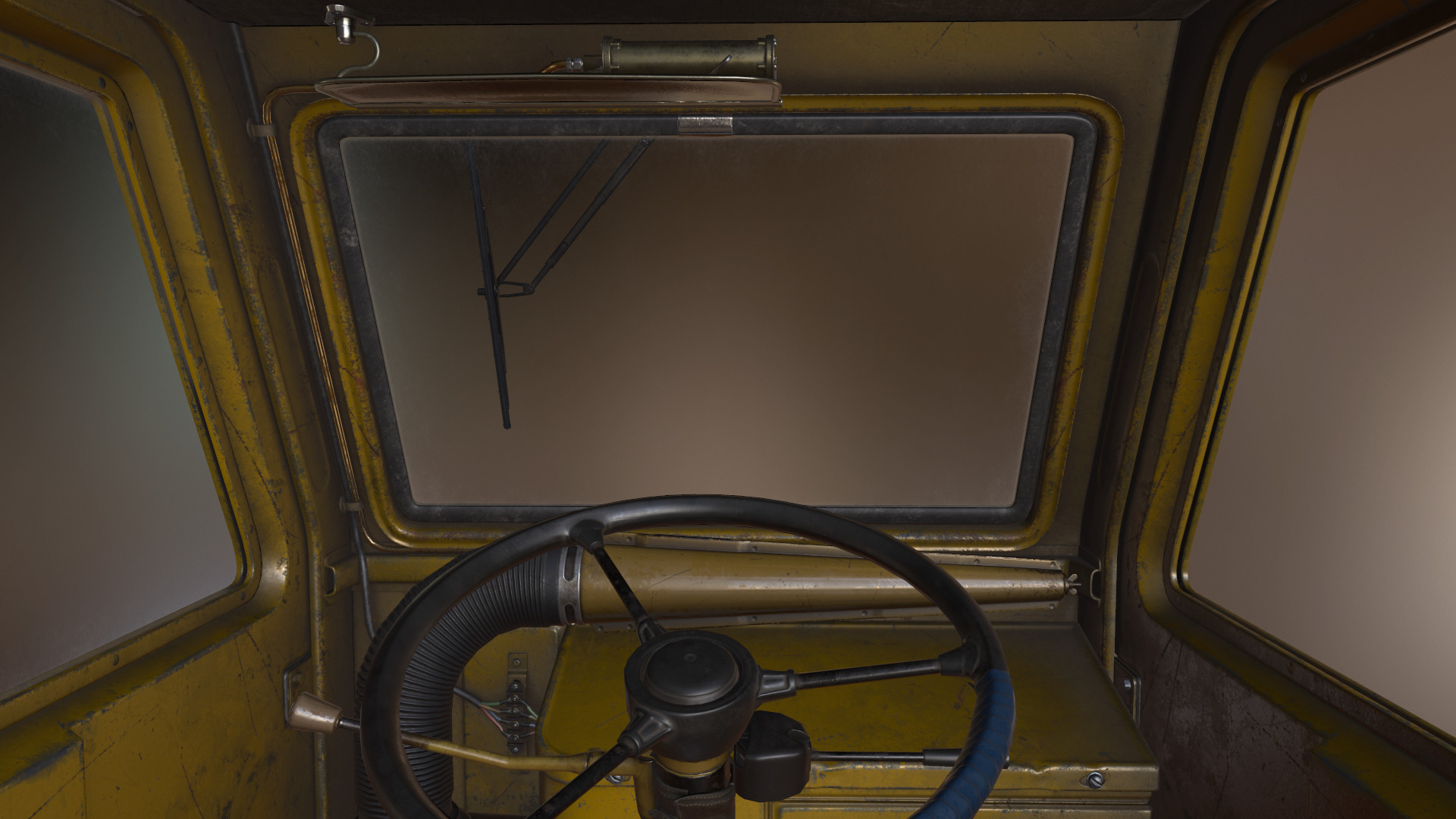 ArtStation - Custom Truck interior.