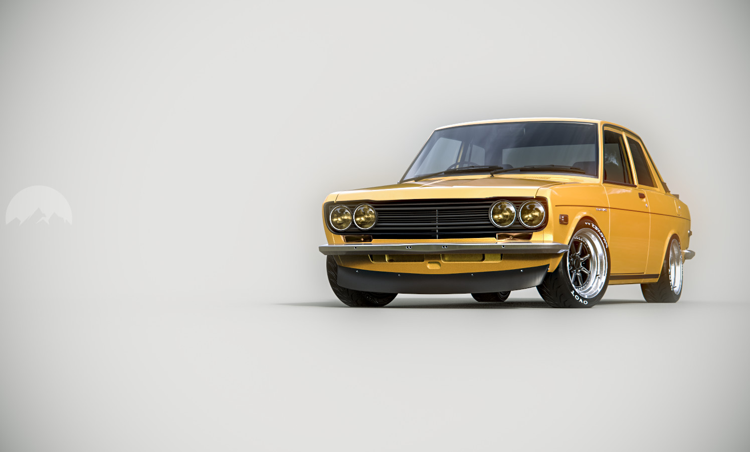 ArtStation - Datsun 510 - materials test