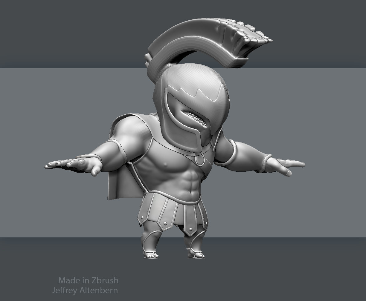 ArtStation - Ares Chibi - W.I.P., Jeff Altenbern