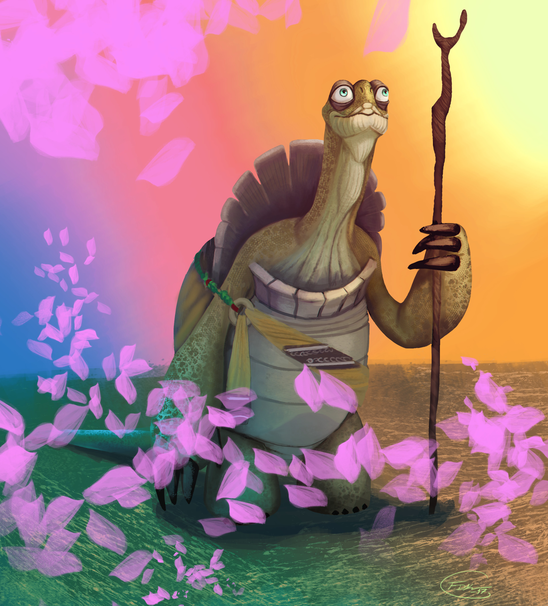 Kung Fu Panda Master Oogway Dies