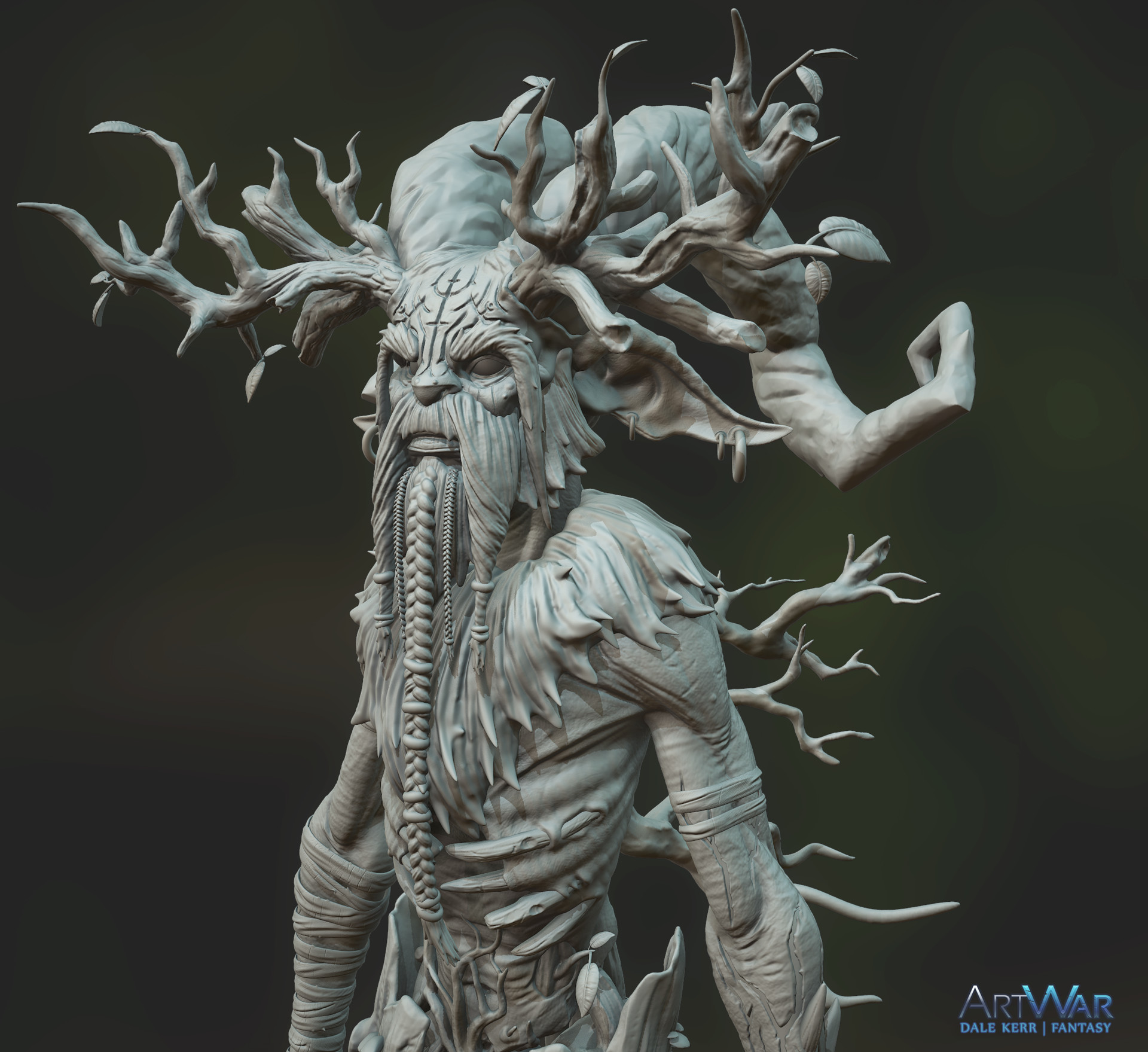 Dale Kerr - Artwar Wip - High Poly renders