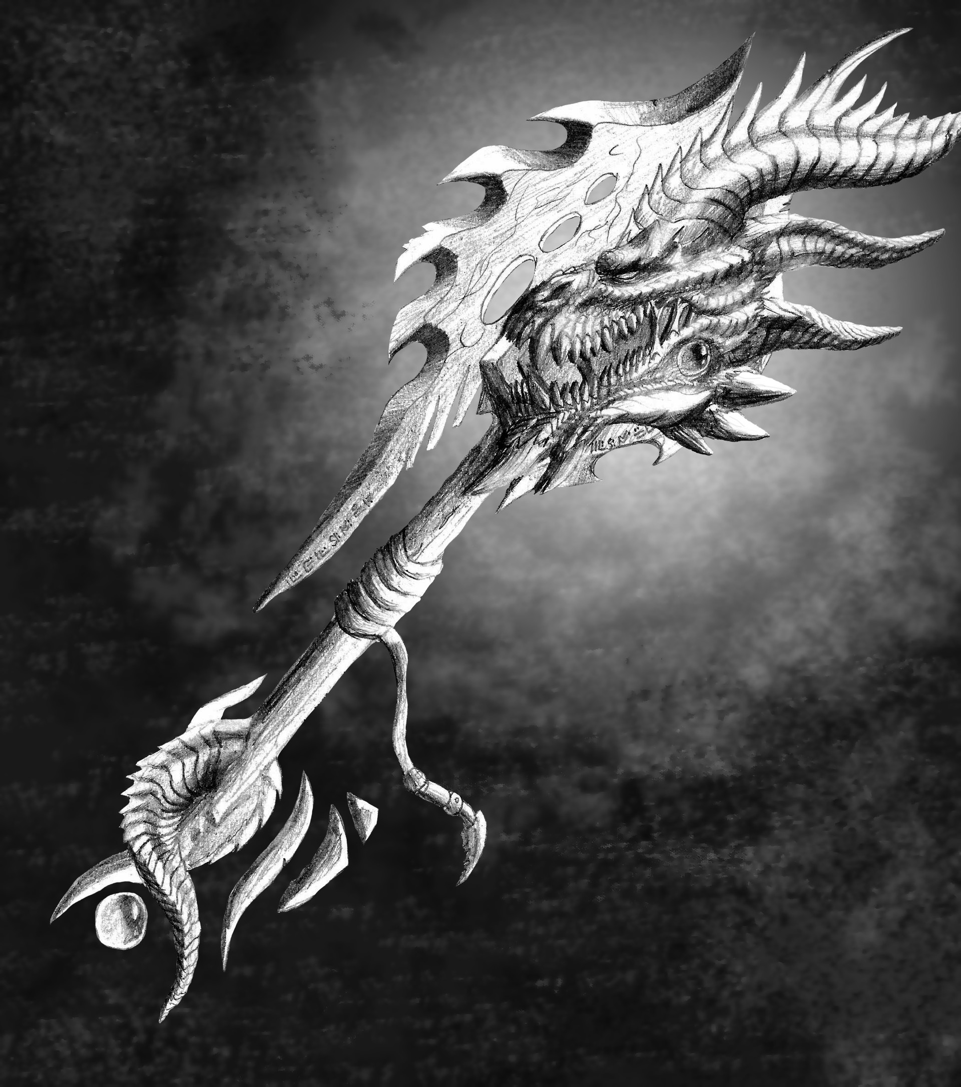 ArtStation - Dragon weapon