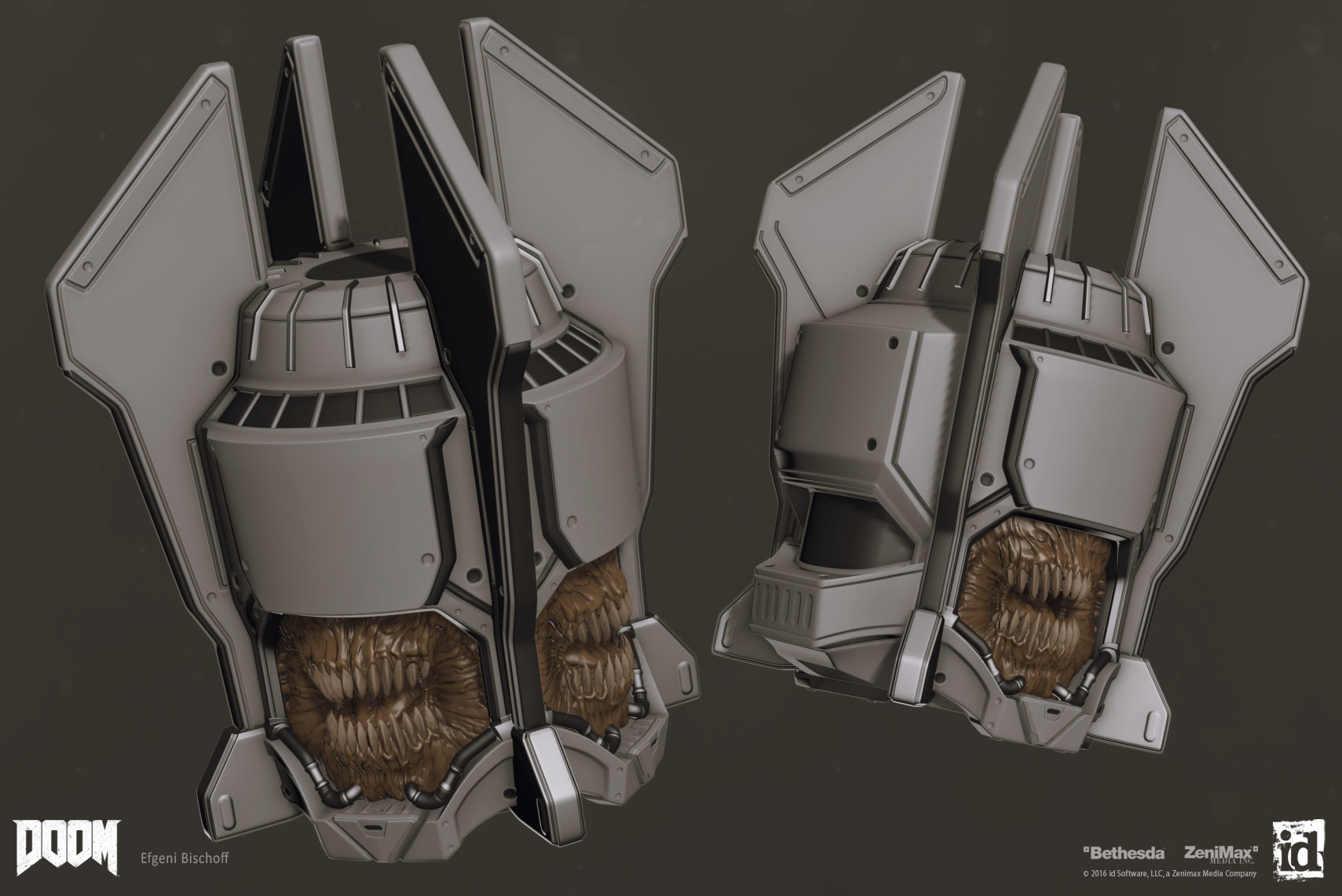 Efgeni Bischoff - Doom sets - Helmets