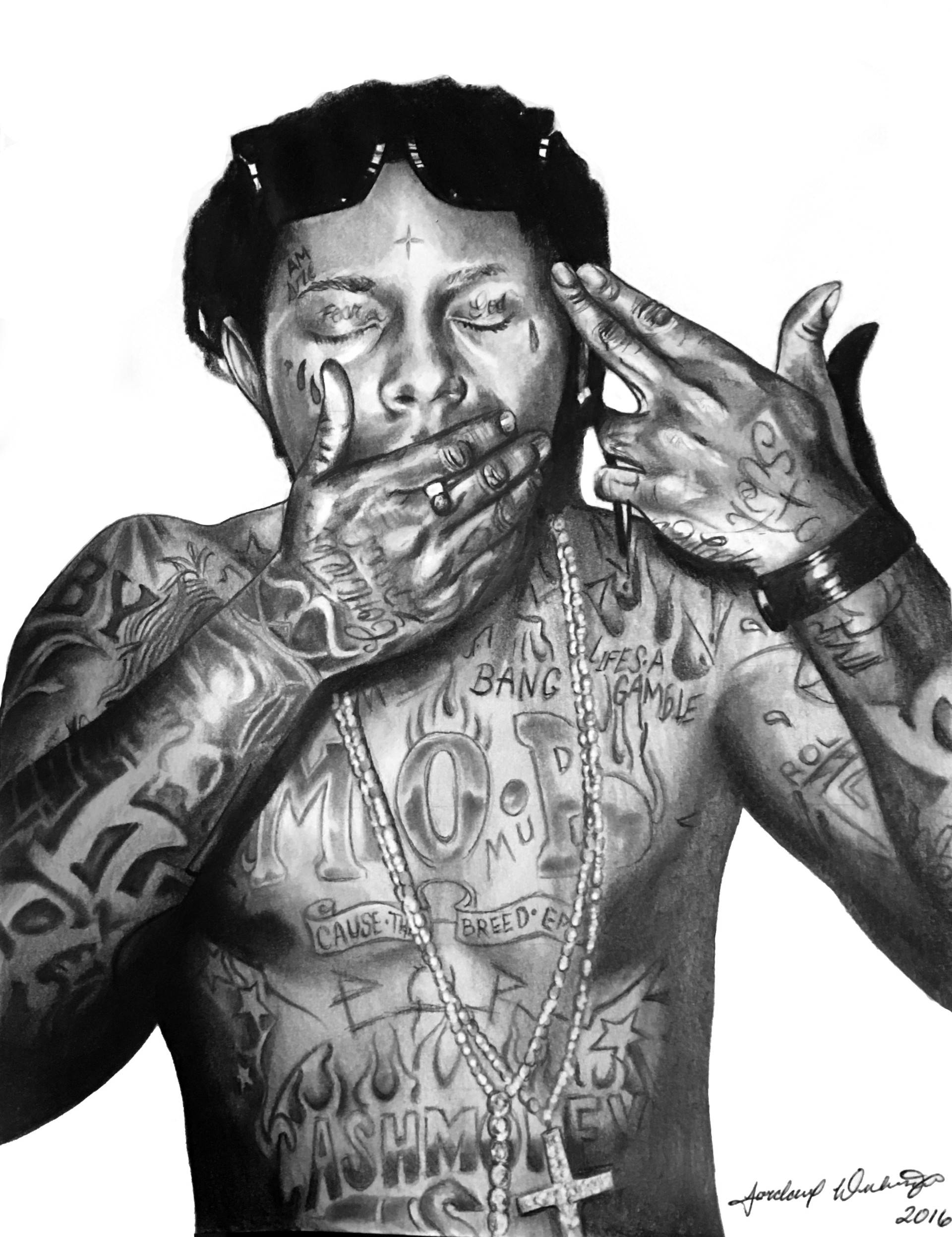 lil wayne coloring page