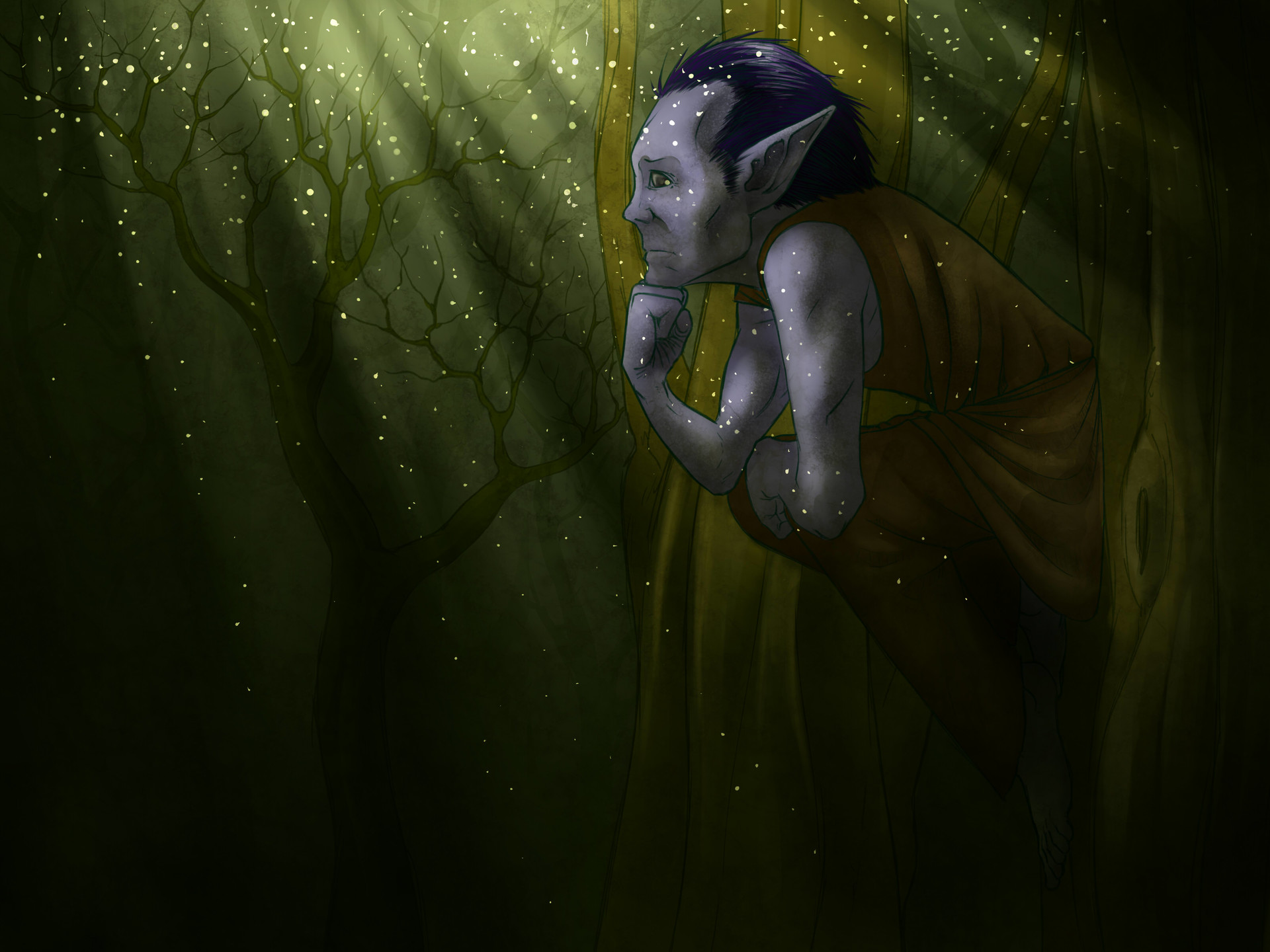 ArtStation - Contemplating Magicks?