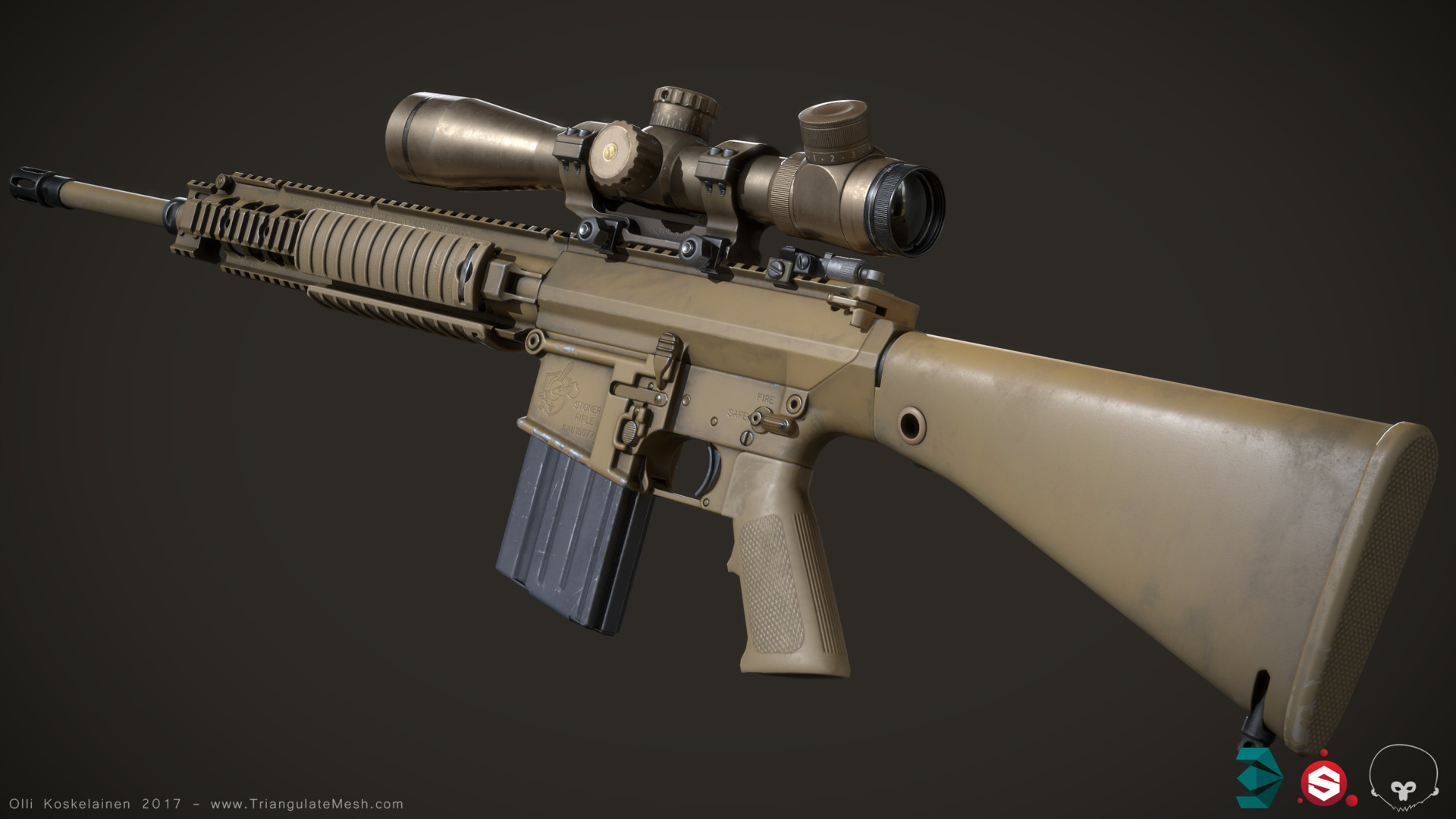 ArtStation - M110 SASS