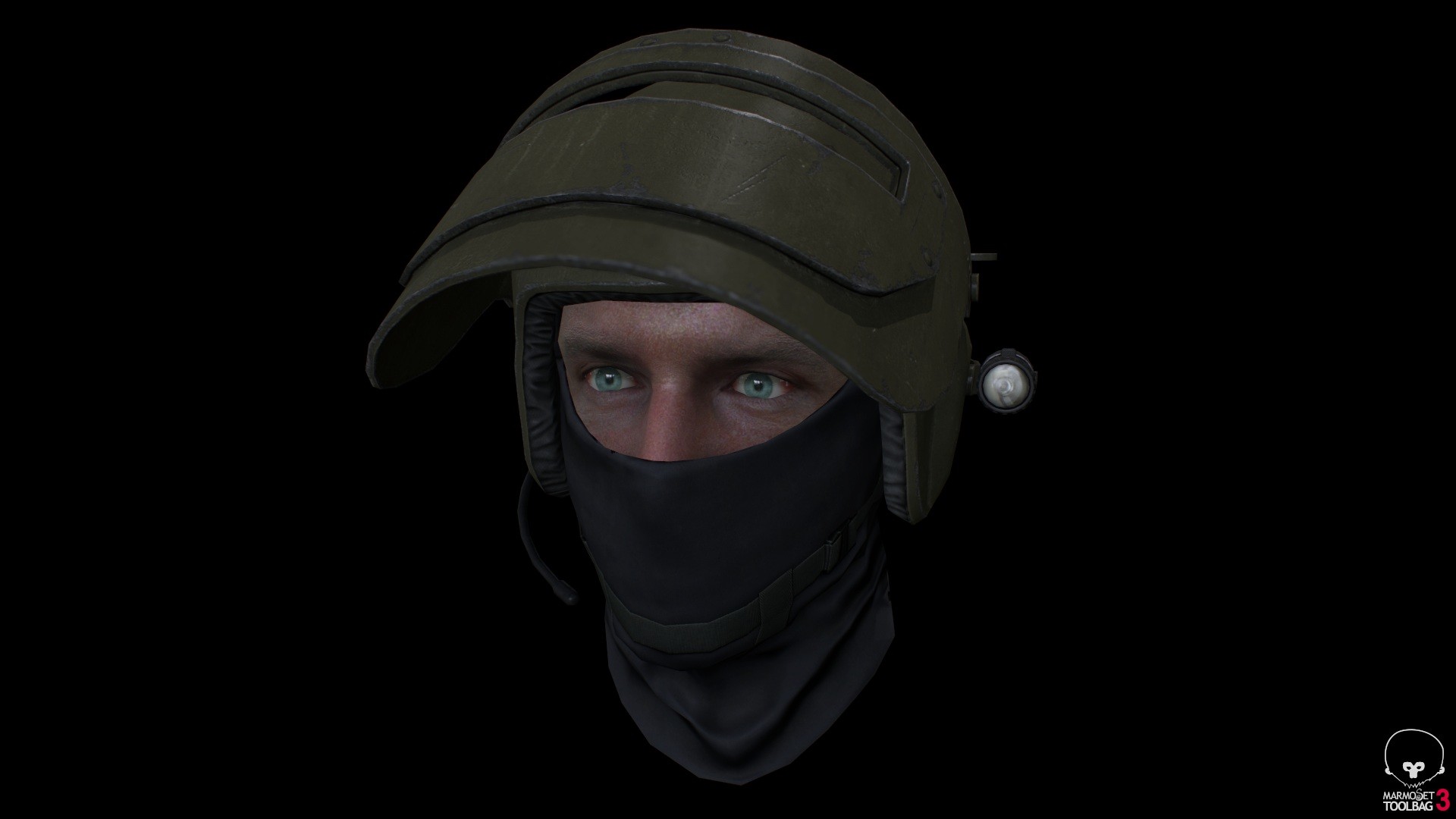 Evgeny Malchikov - Armored helmet