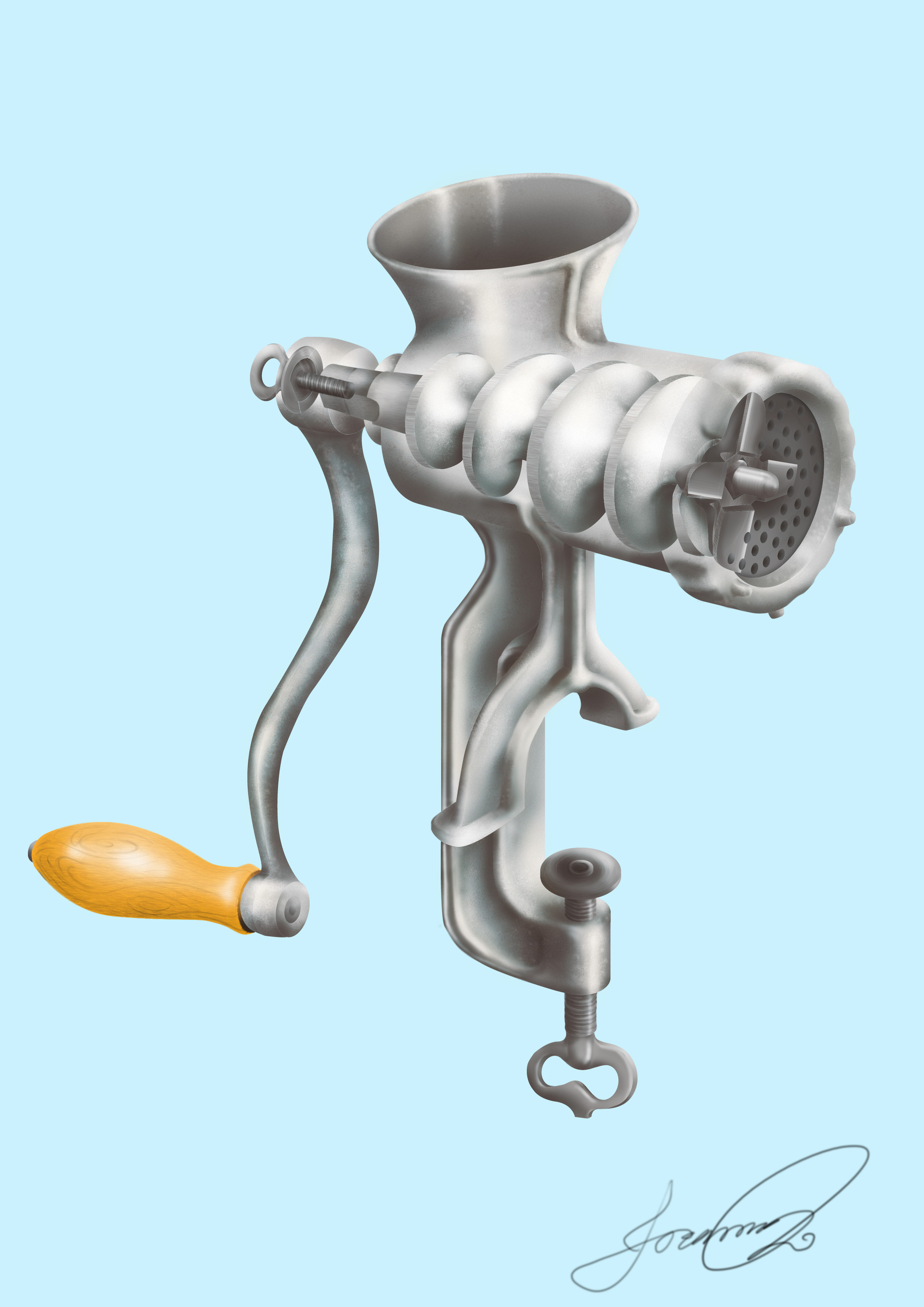 ArtStation - Meat grinder