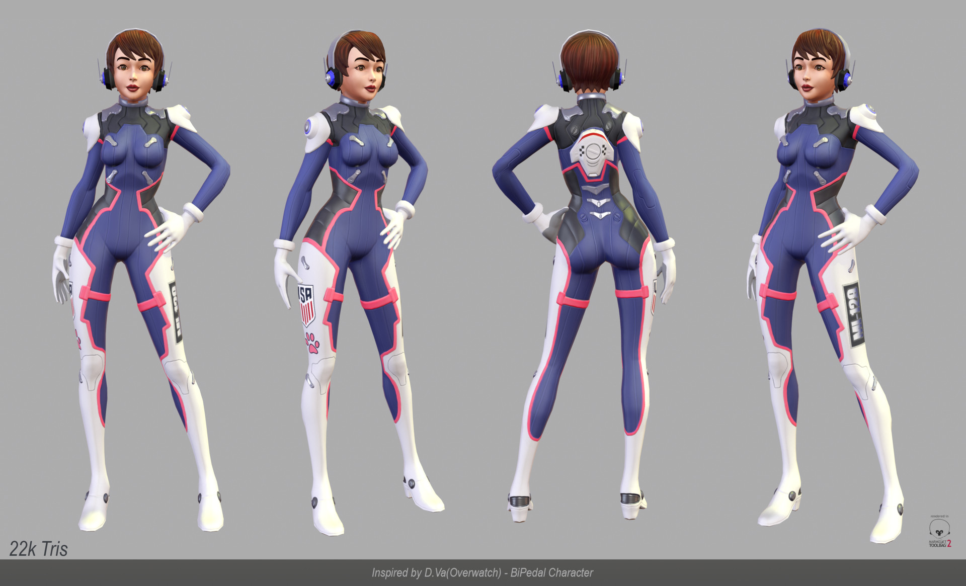 ArtStation - Bi-Pedal Character