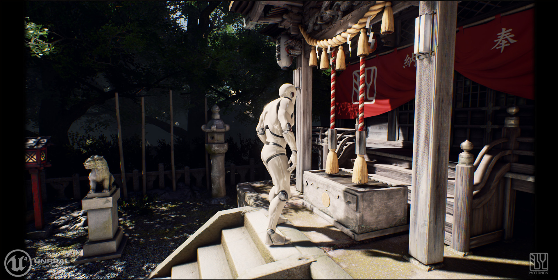 Moto Nakamura (Motonak.Inc) - The area inside a Japanese Shinto shrine