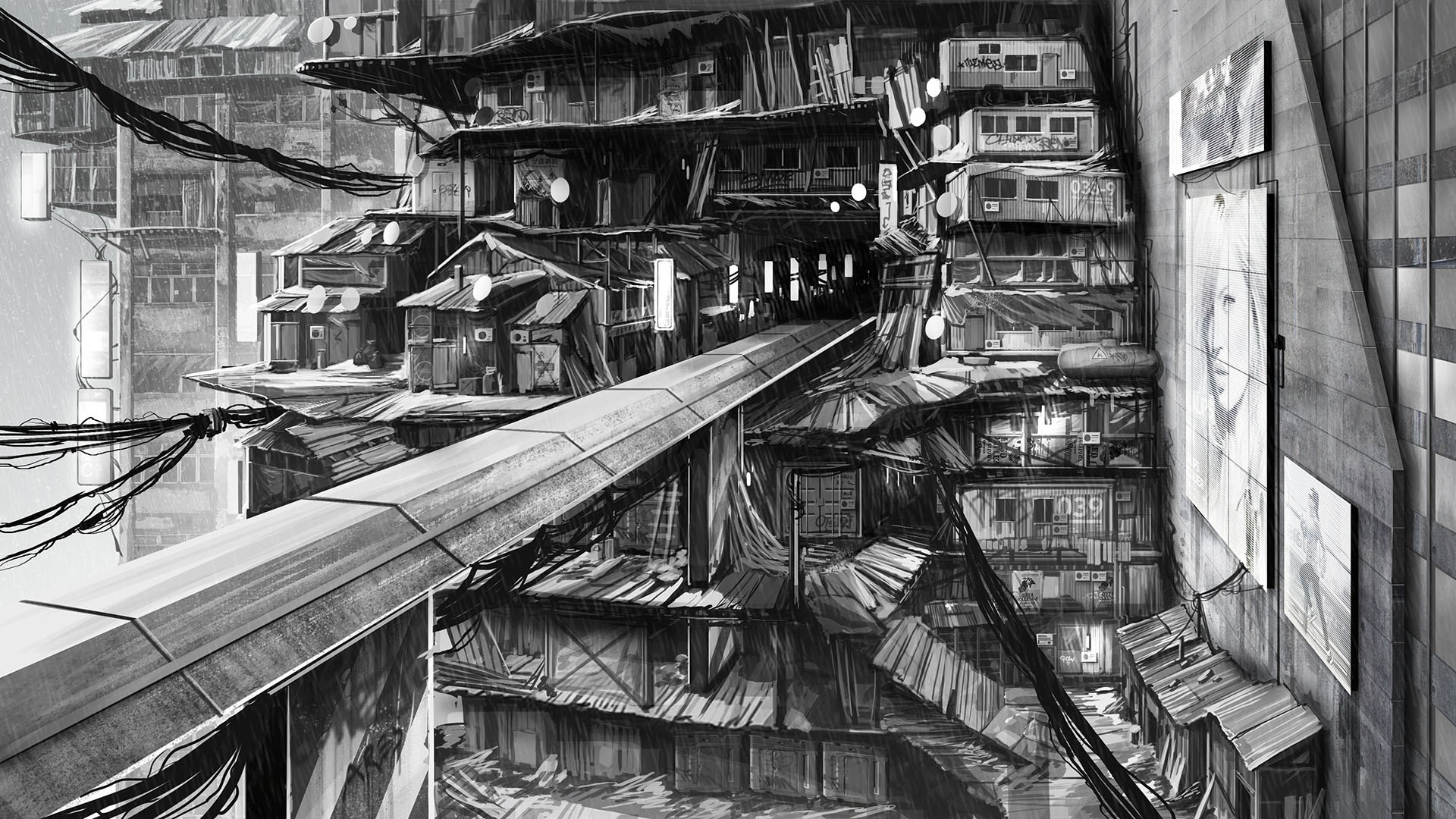 ArtStation - Slums Concept art