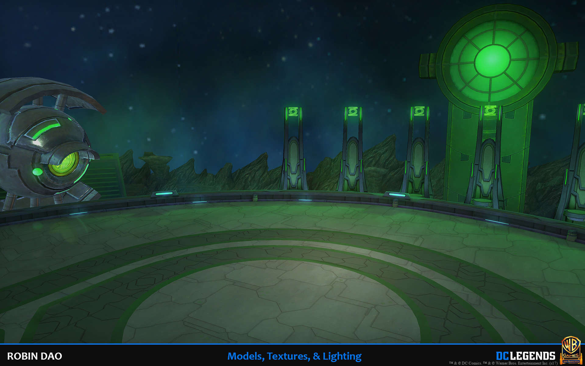 Robin Dao - DC Legends, Environments