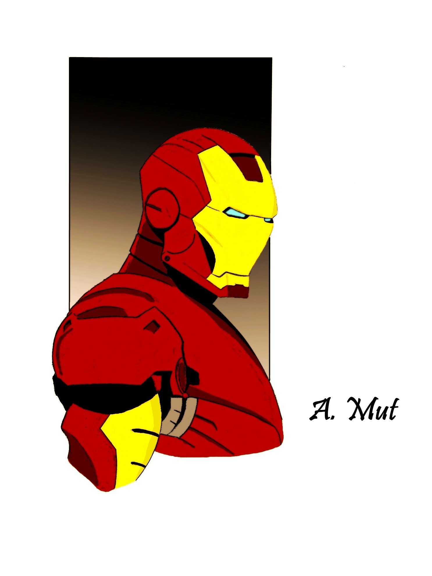 ArtStation - Iron Man (Colored)