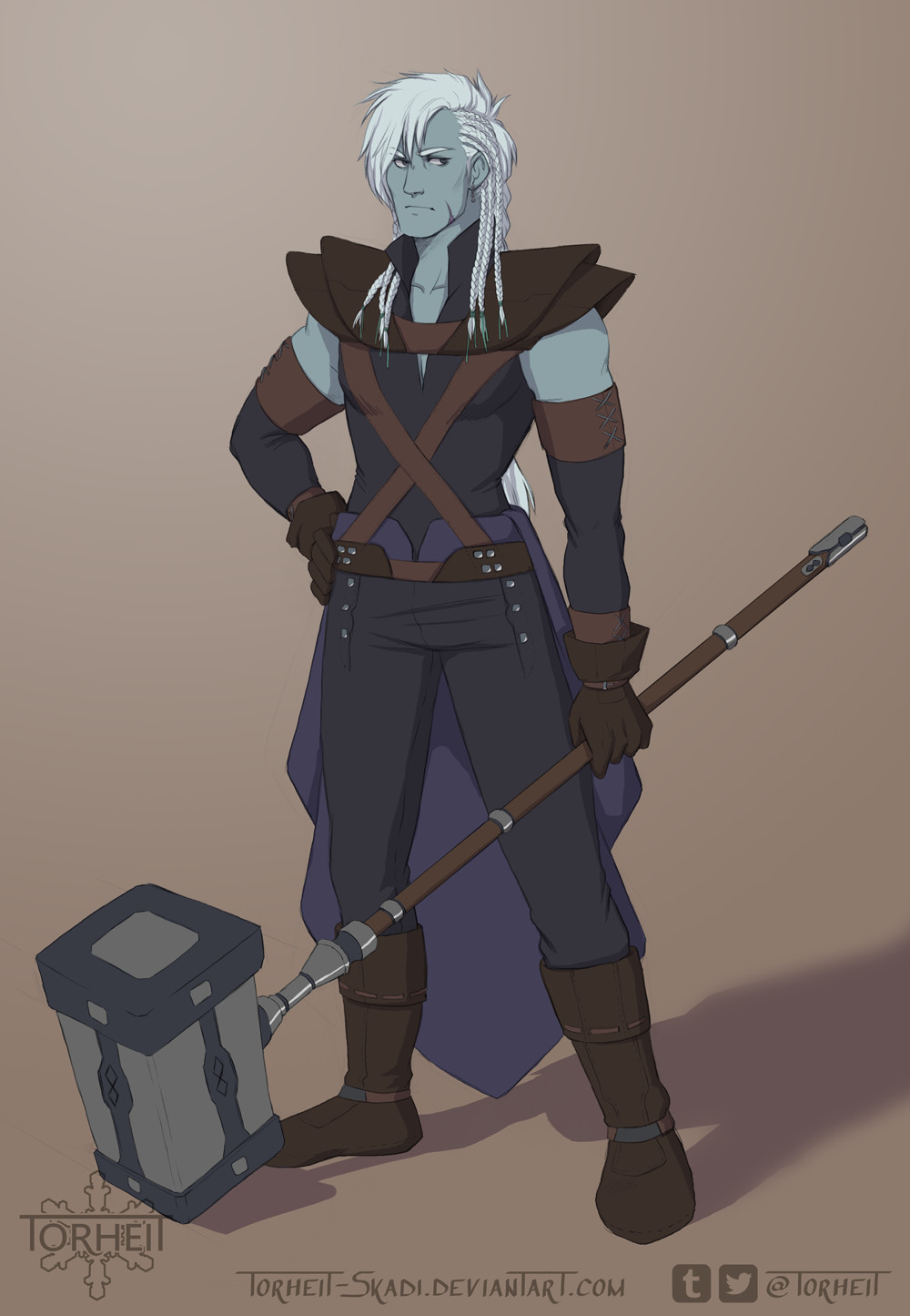 ArtStation - Skadi Character Design