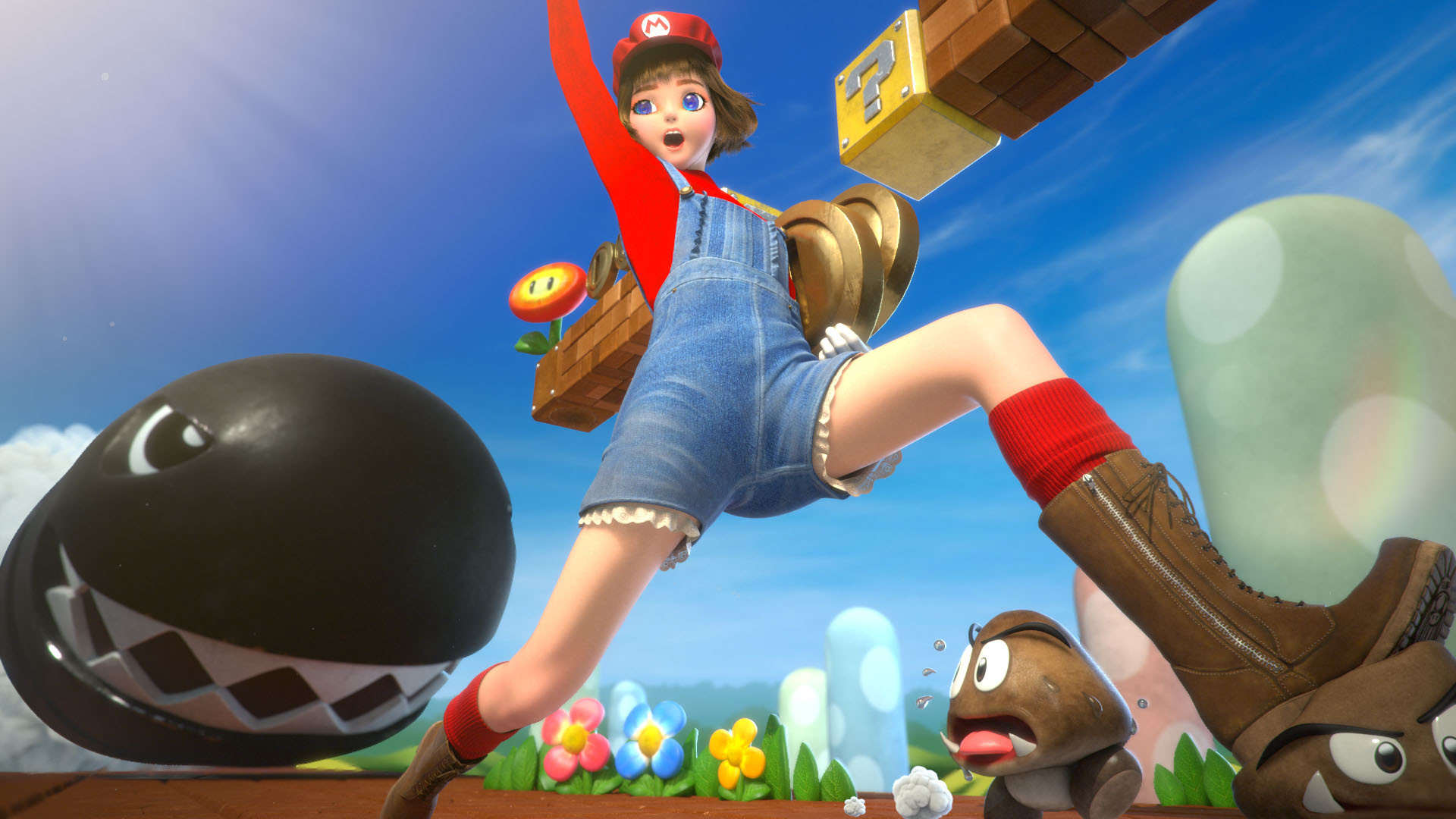 mario genderbend