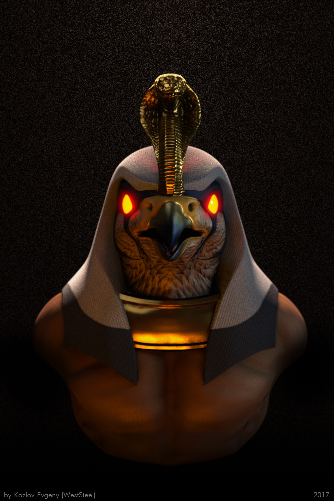 Evgeny Kozlov - Ra (Character 3D Concept Art)