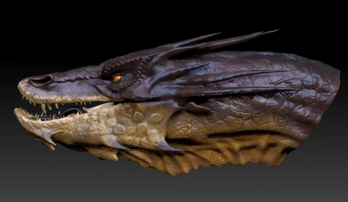 smaug head wrap