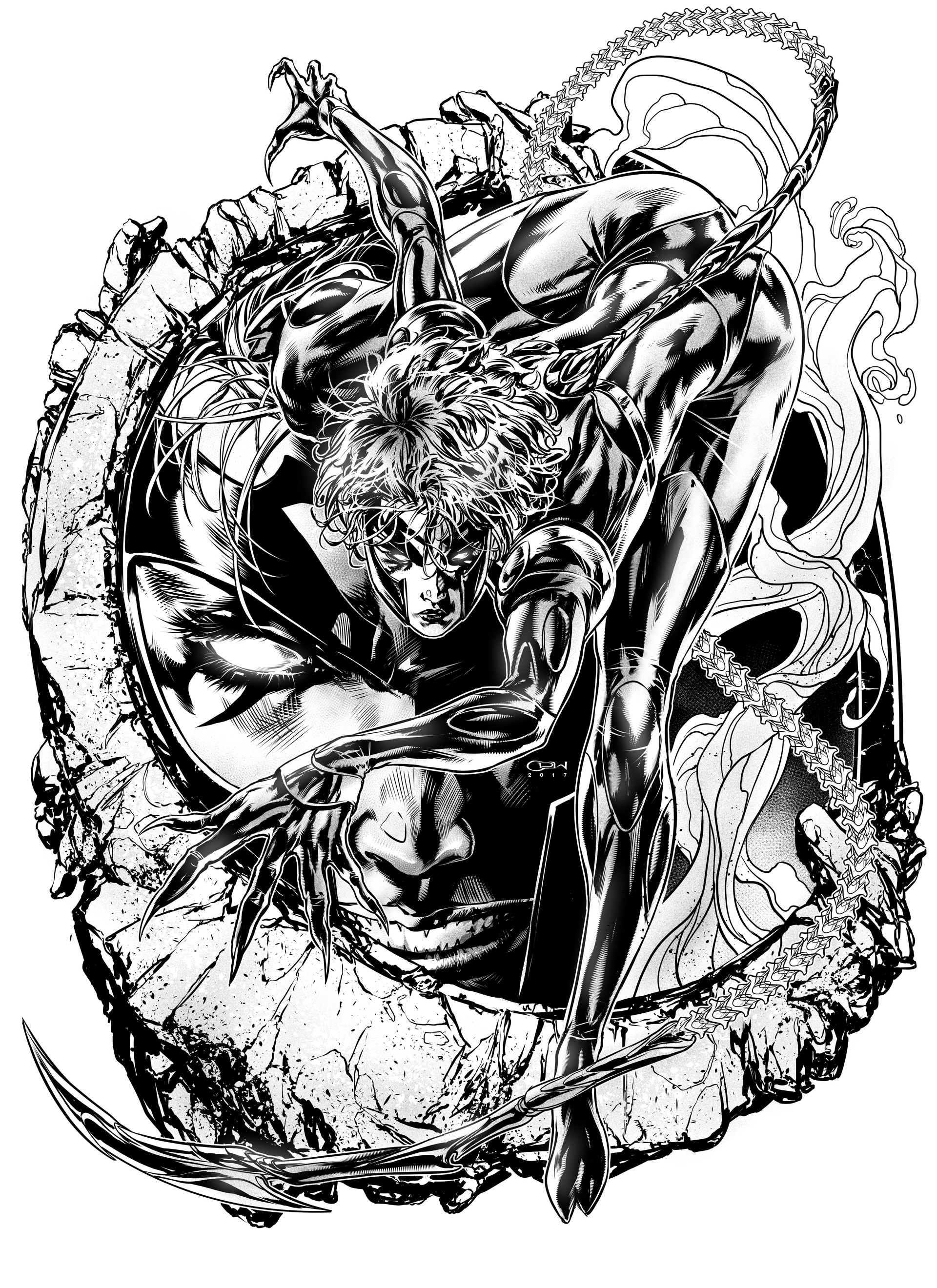 ArtStation - Taboo - 90's Wildstorm Comic Book character