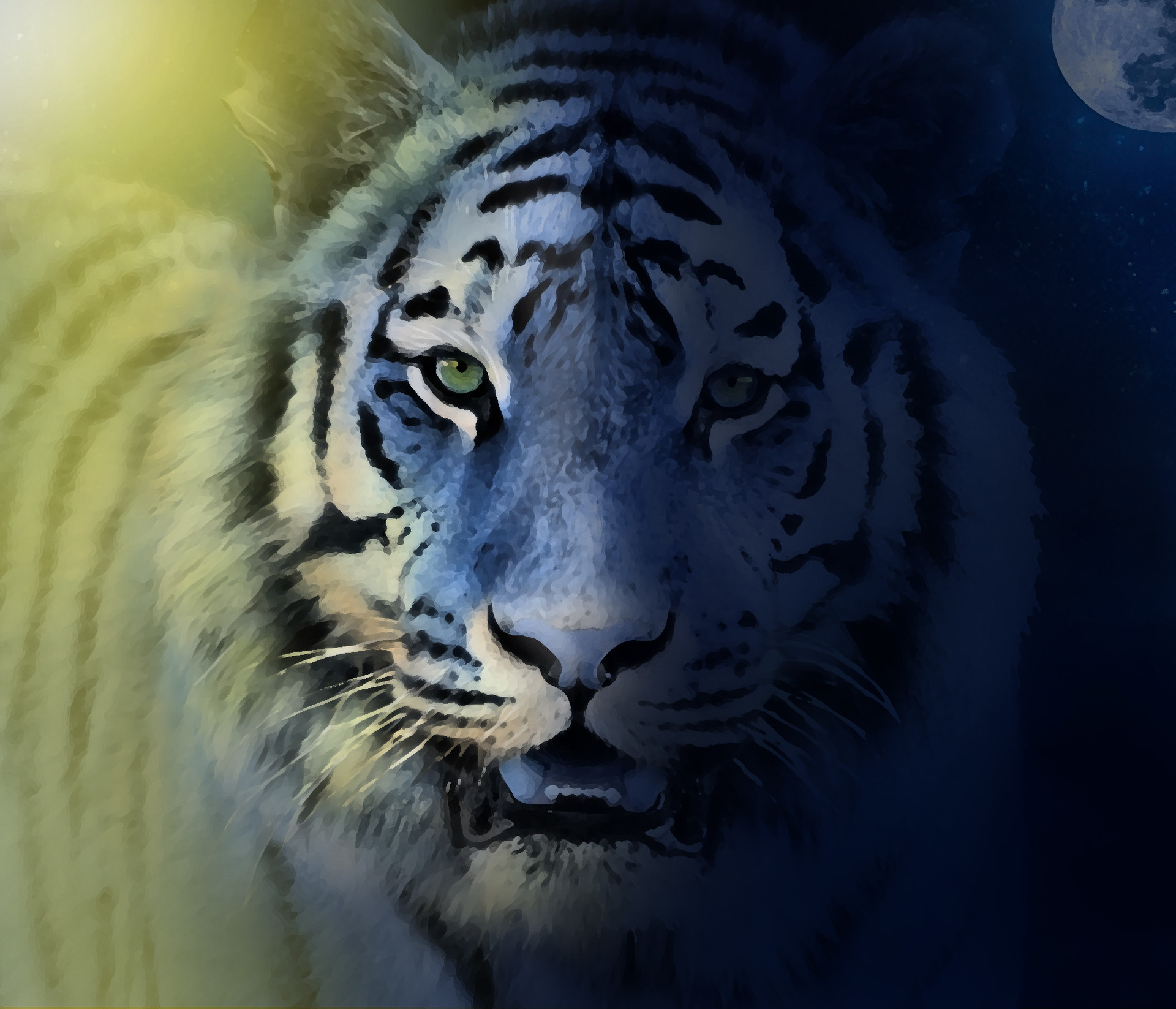 ArtStation - Brave Bengal Tiger