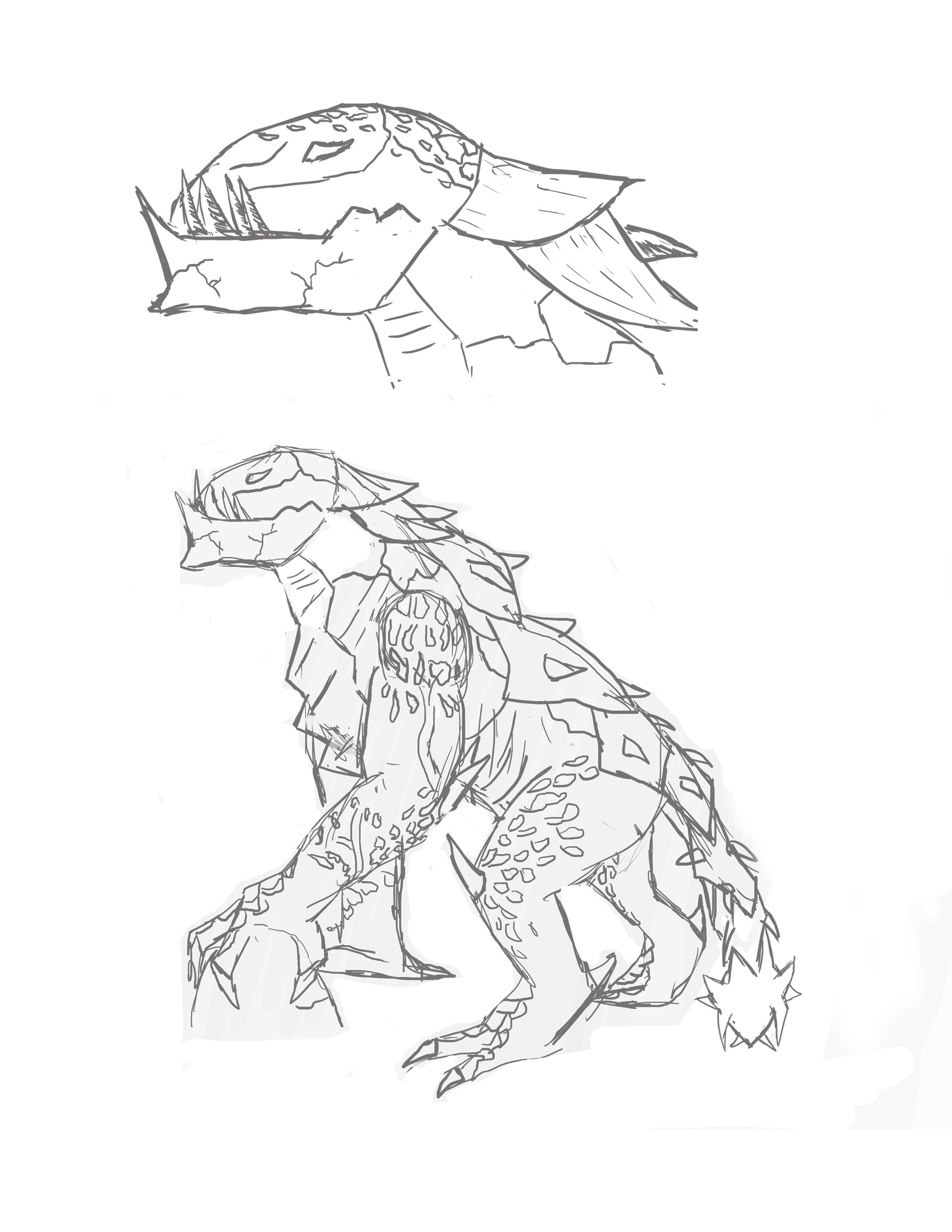 ArtStation - Monster Concept I - Giants