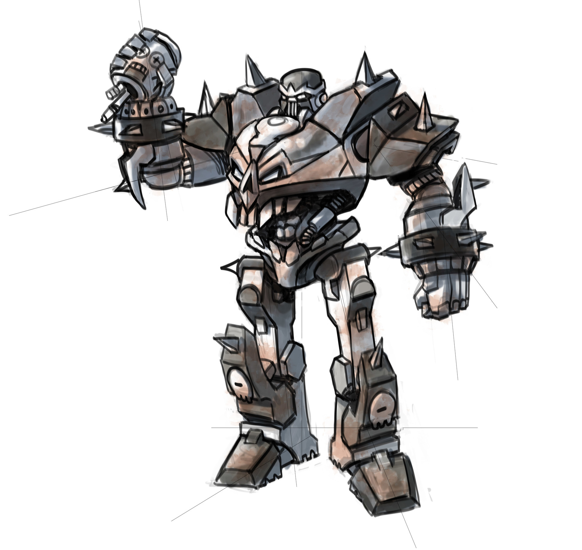 Robert King - Psy Wars - Mech concepts