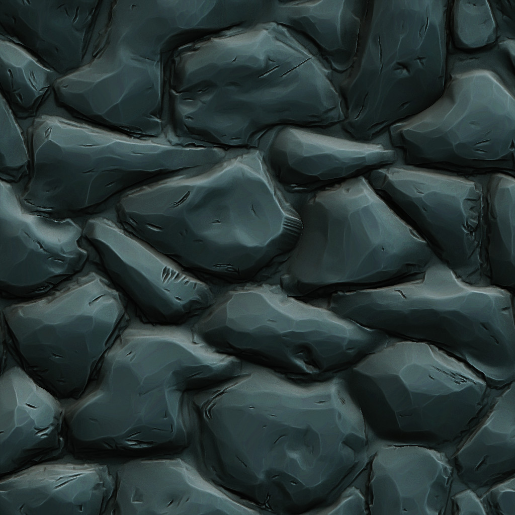 ArtStation - Sculpted Stone Texture Test