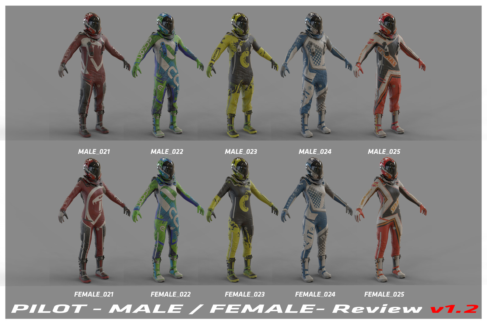 Mitch Phillips - Character illustrations