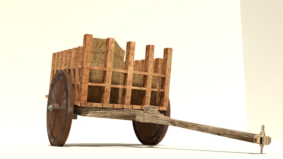 PABLO SIMONI DOS SANTOS - Medieval wagon 3D- carroça medieval 3D