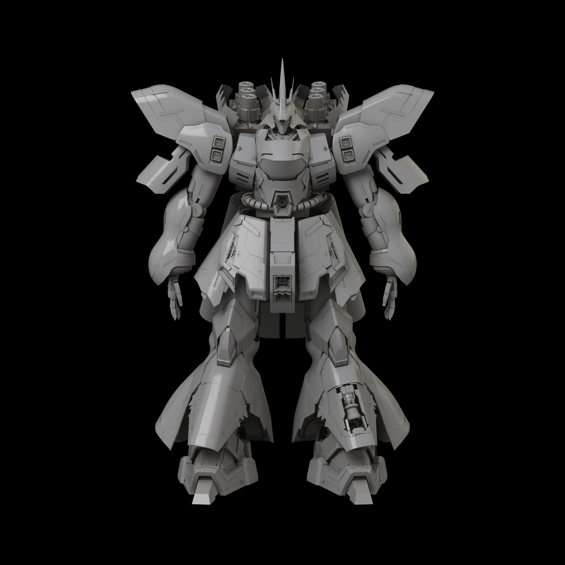 ArtStation - MSN-04 sazabi