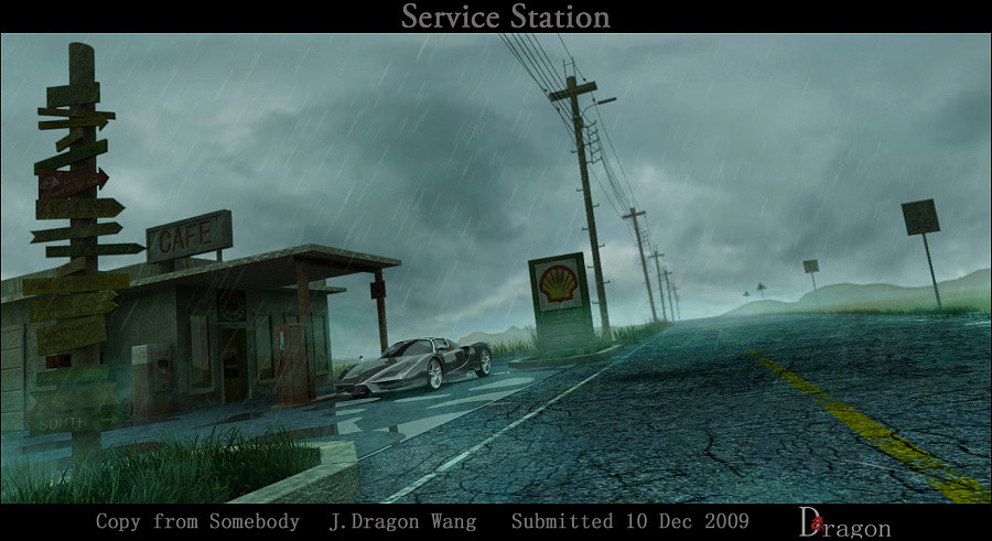 ArtStation - Service Station