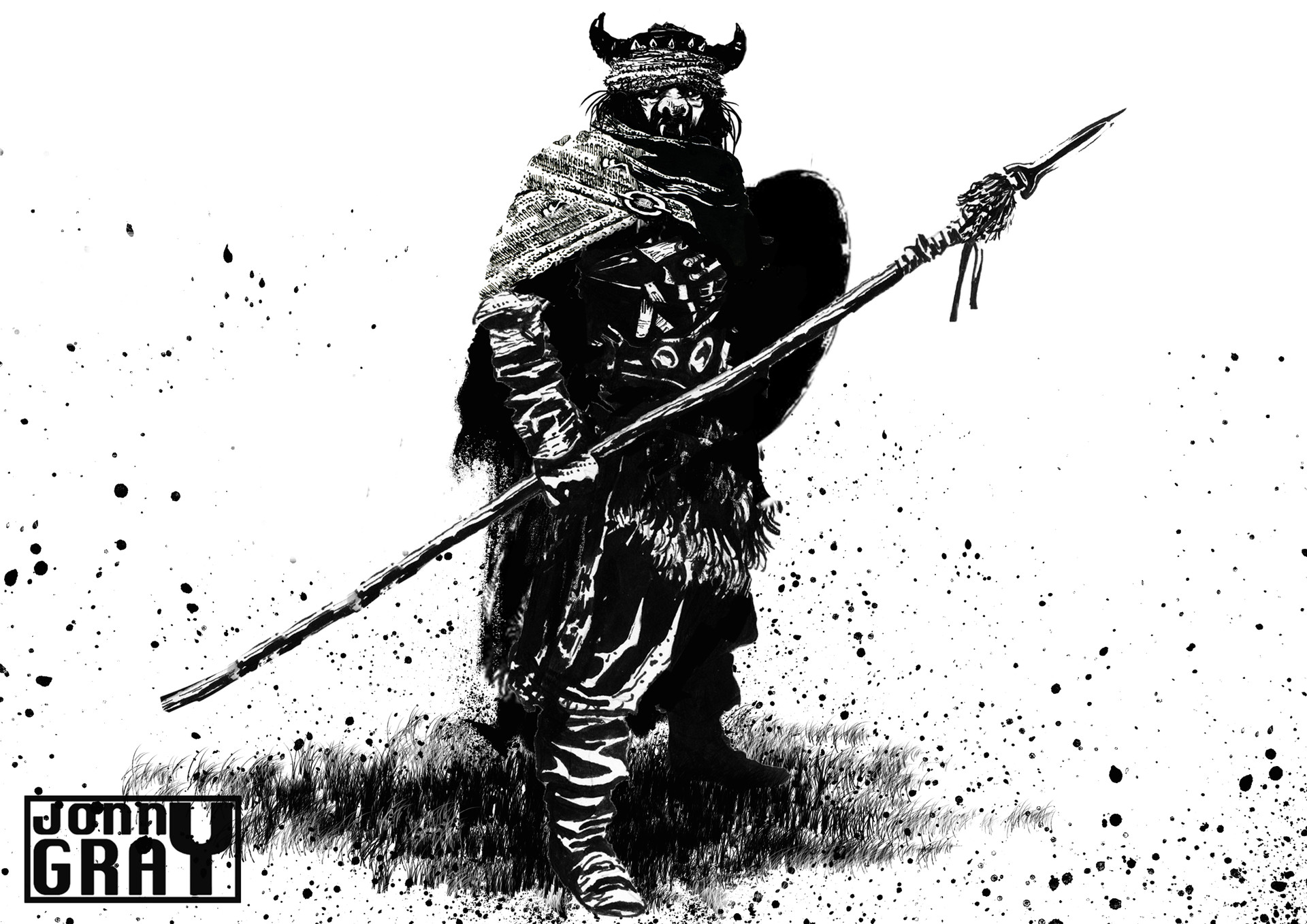 ArtStation - Bakshi style Orc.