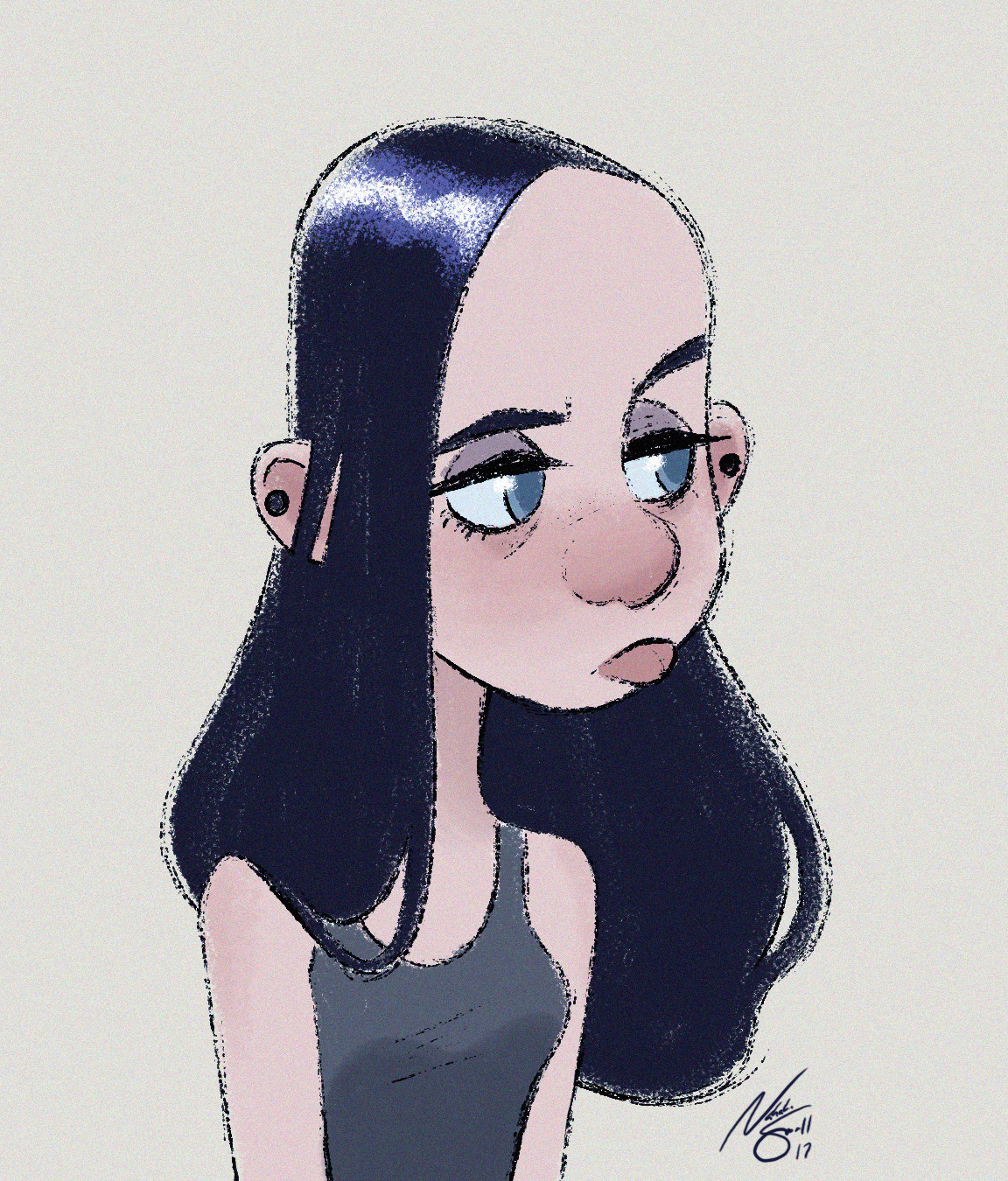 ArtStation - Girl sketch 1