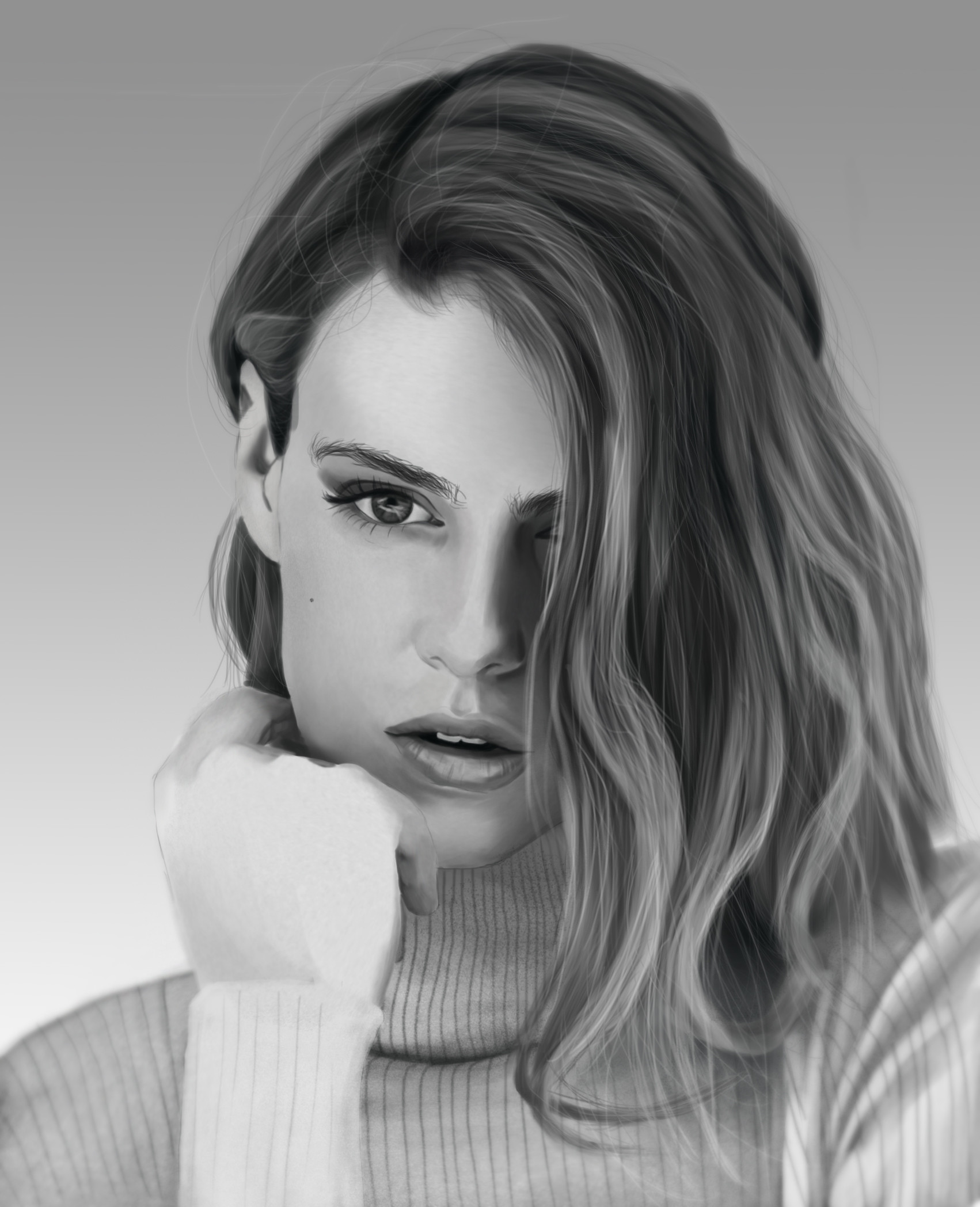 ArtStation - Portrait study with reference