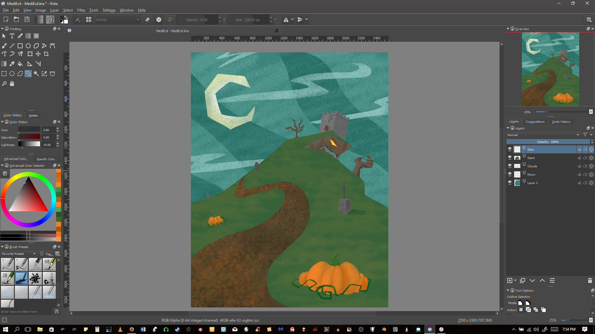 ArtStation - W.I.P Sir Dan vs Gallowmere Graveyard.