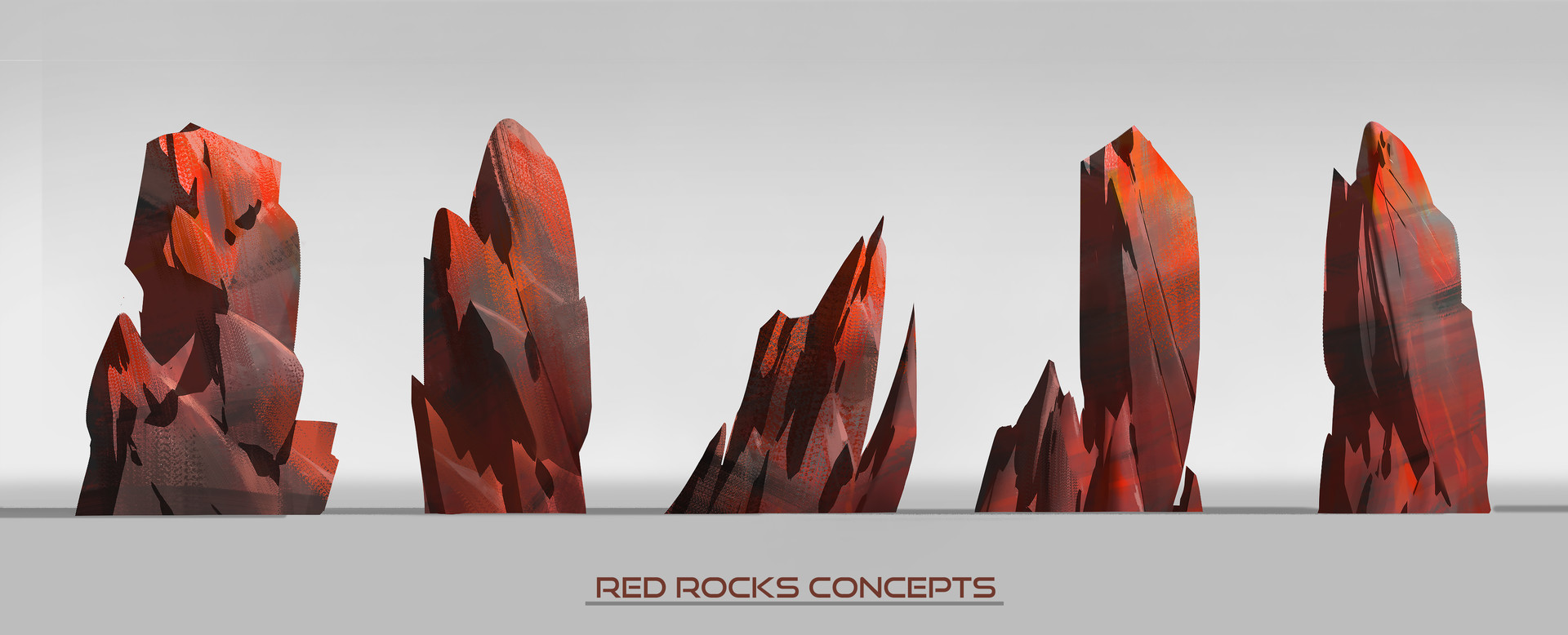 ArtStation - Red Rocks concept