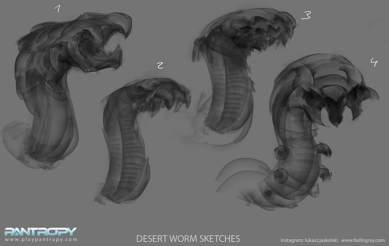 Lukasz Jaskolski - PANTROPY: Desert Worm concept art