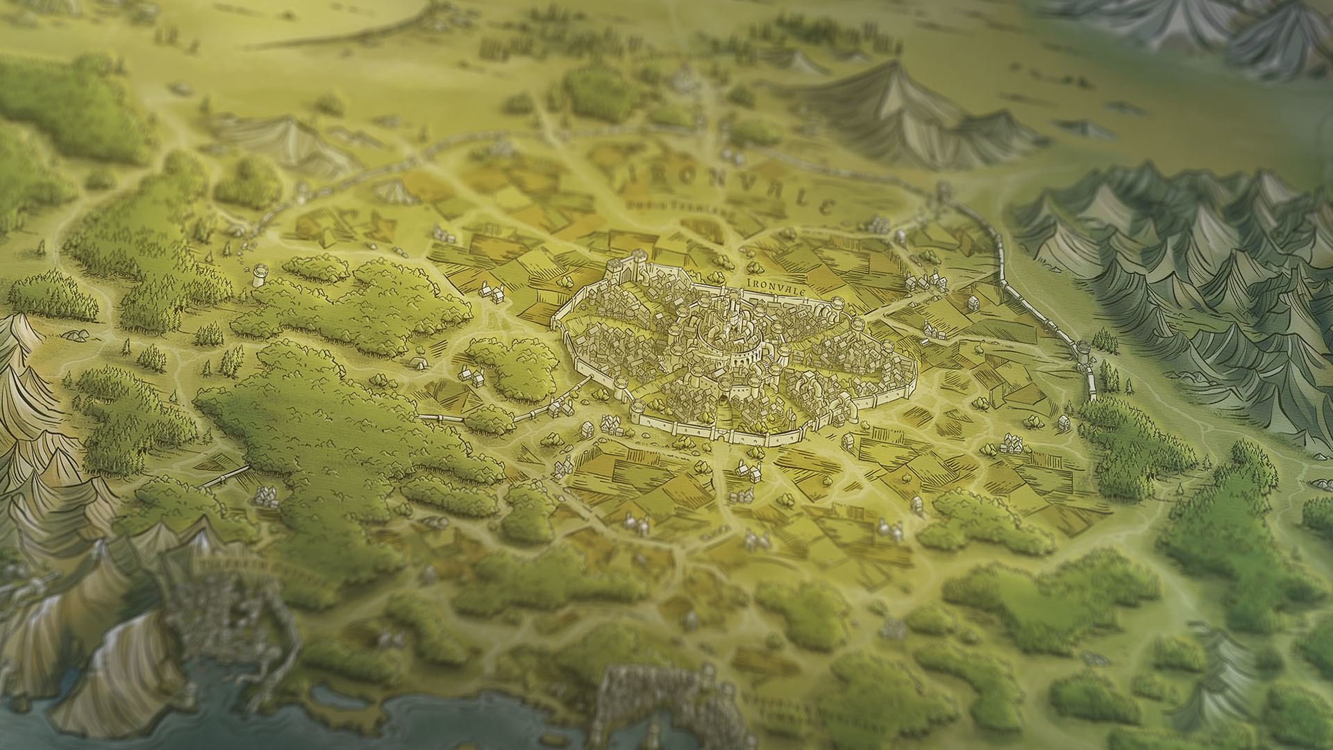 ArtStation - Tiny Realms Map