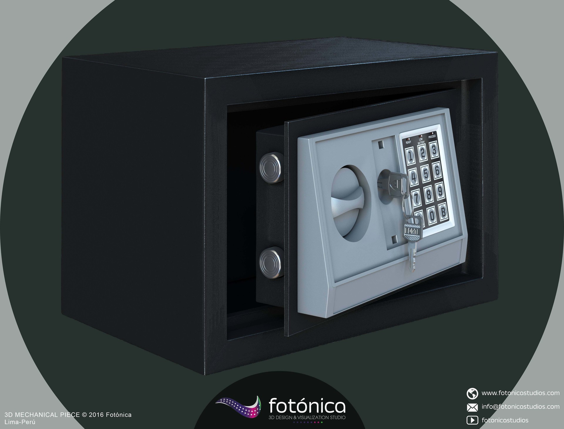 ArtStation - Security lock box in 3D