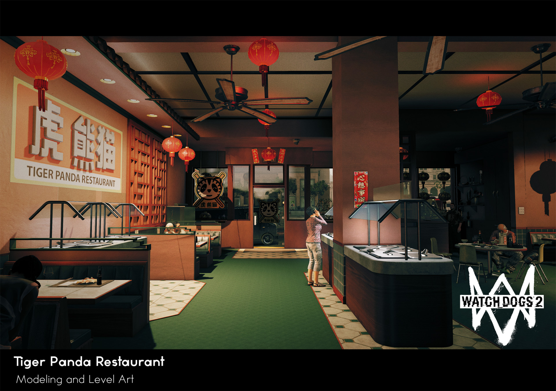 Lilian Chow - Watch Dogs 2 : Tiger Panda Chinese Restaurant