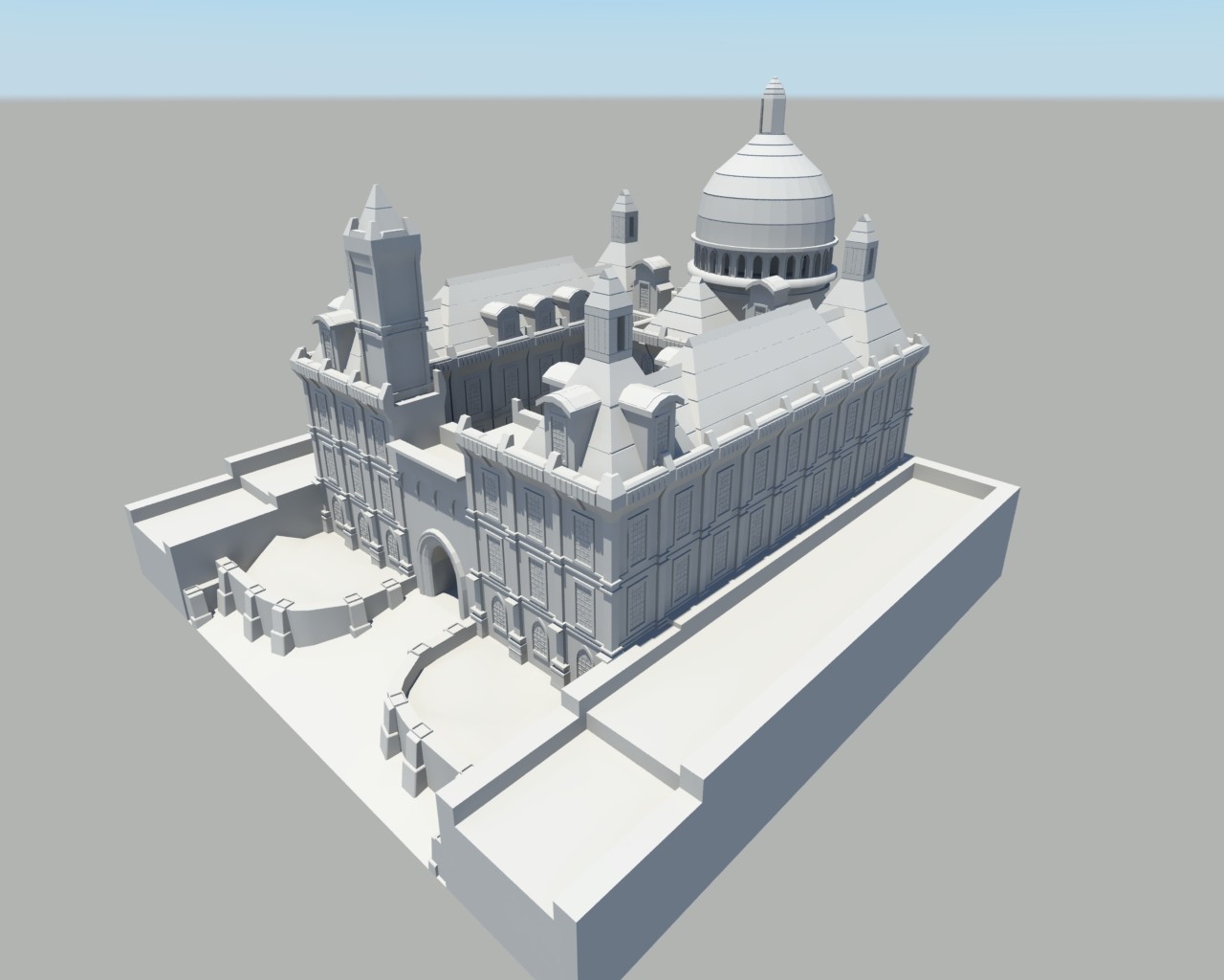 Ryuu, Guo Wei Fong - Blue Palace Model (based on Skyrim)