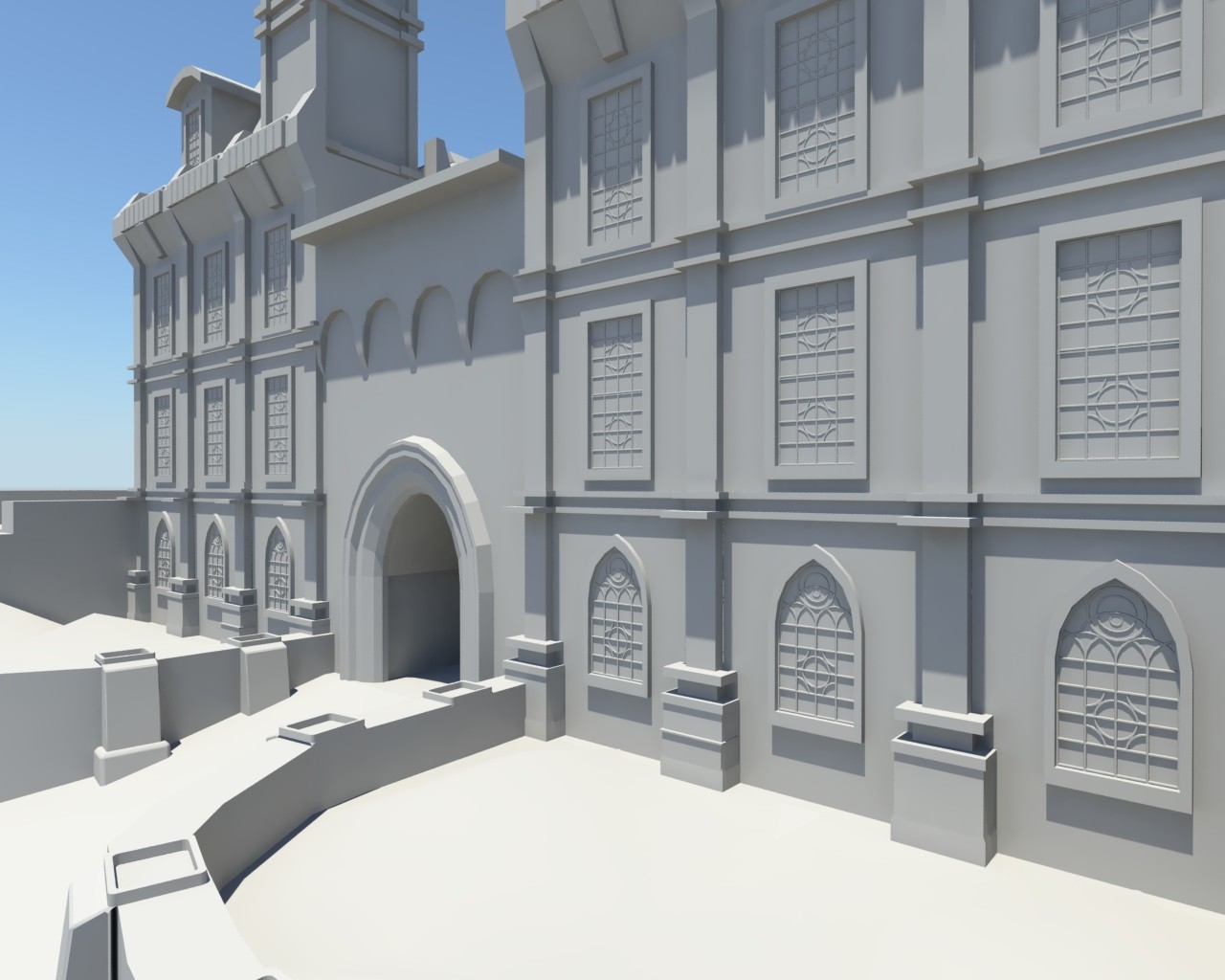 Ryuu, Guo Wei Fong - Blue Palace Model (based on Skyrim)