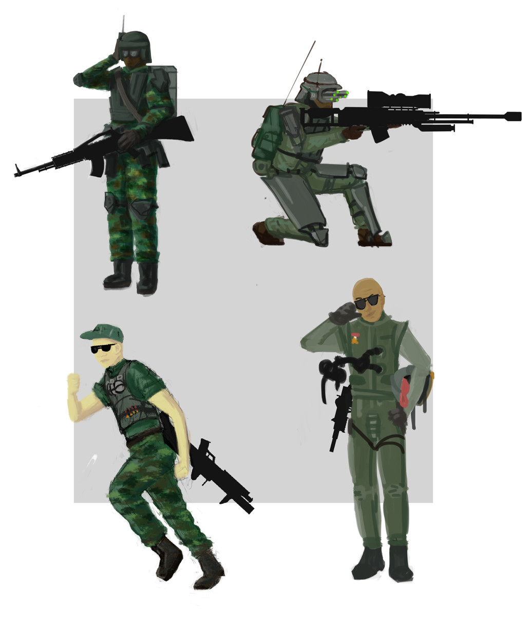 ArtStation - Solider Concepts