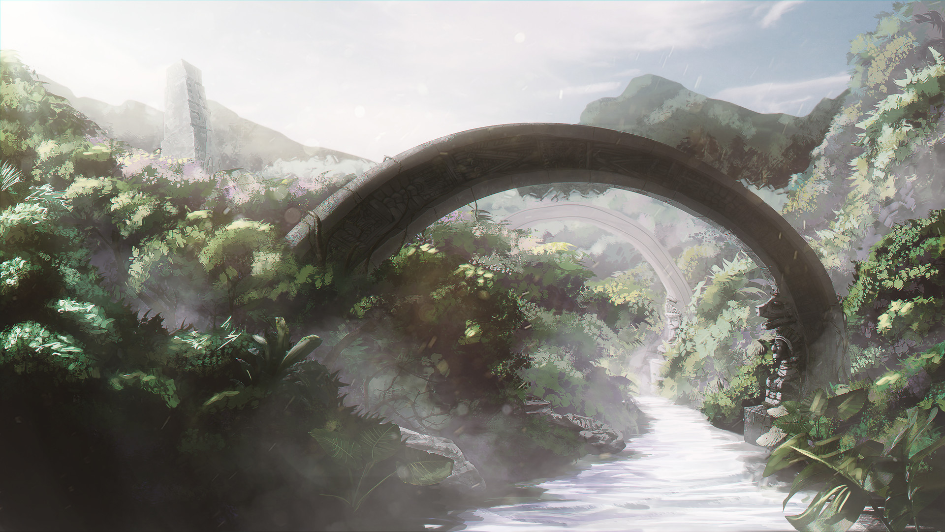 ArtStation - Forest Arch Study