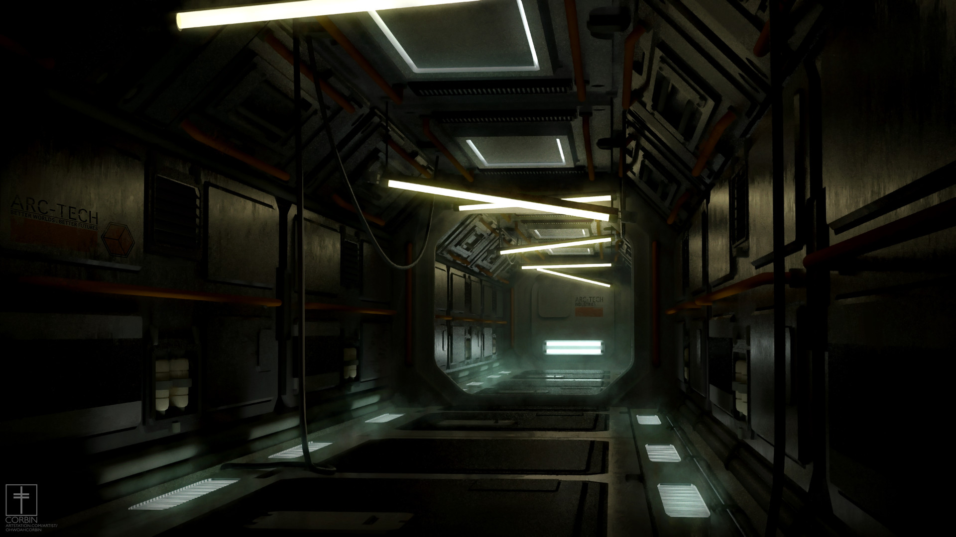 ArtStation - Arc-Tech Corridor