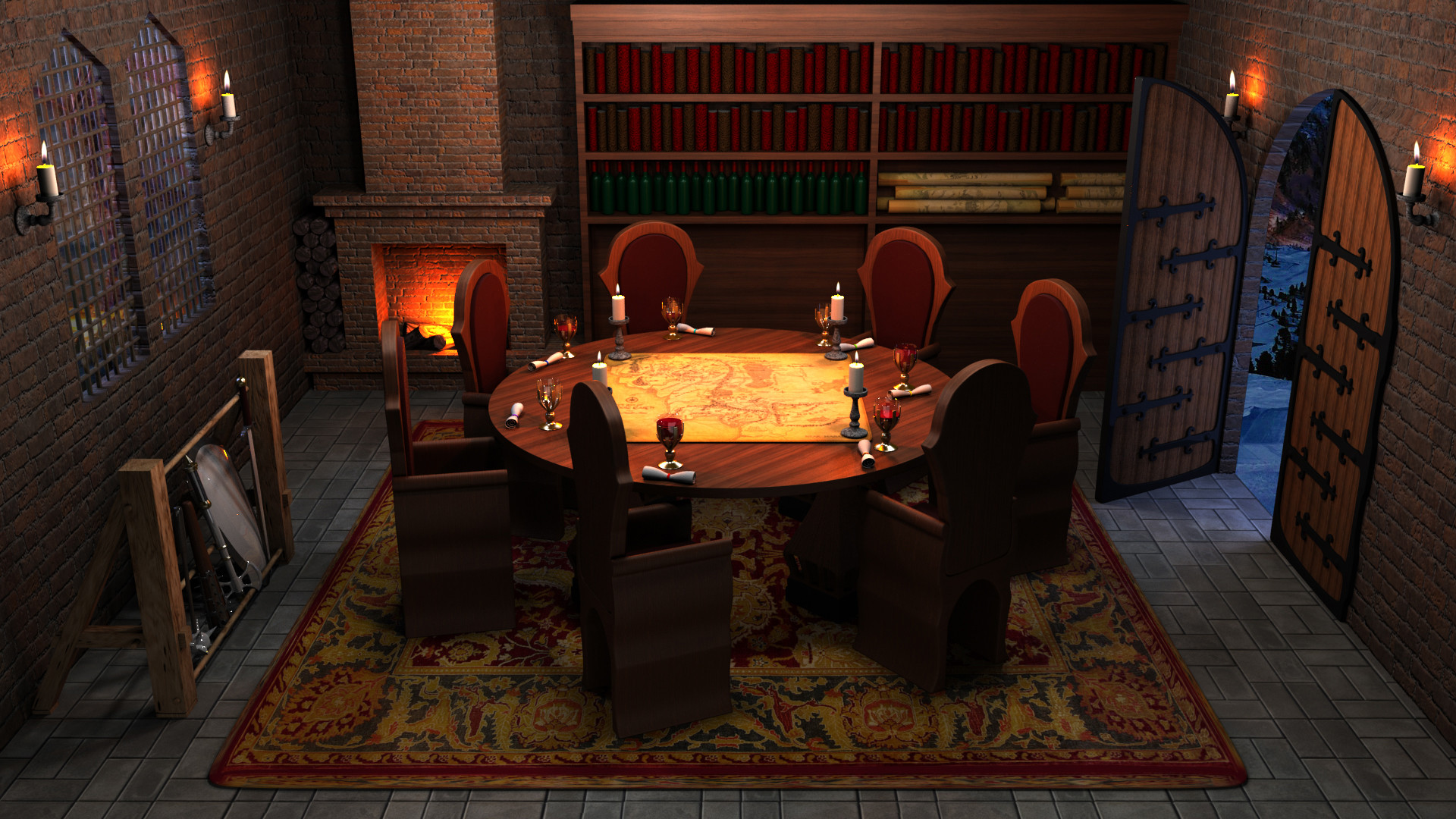 ArtStation - Medieval Room