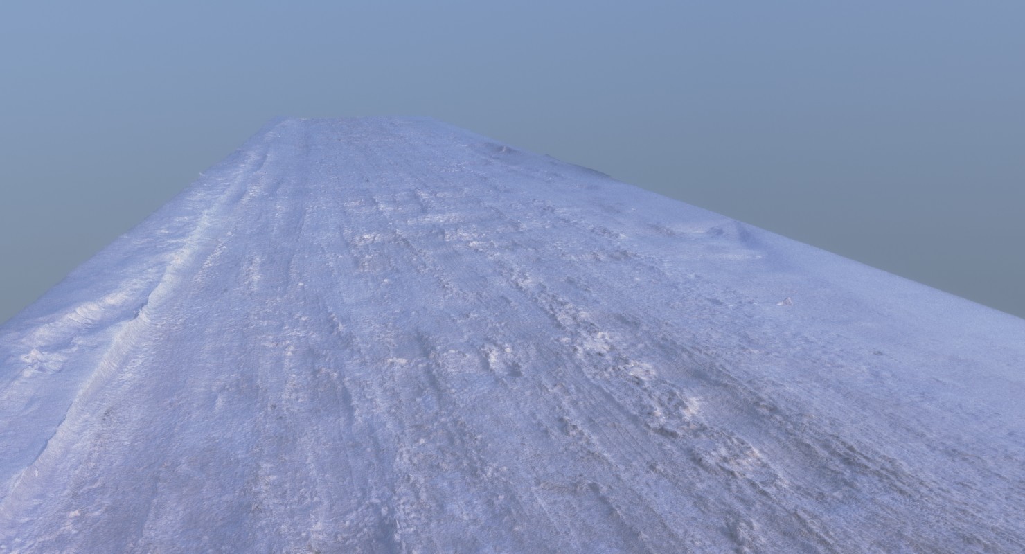 snow road 3d