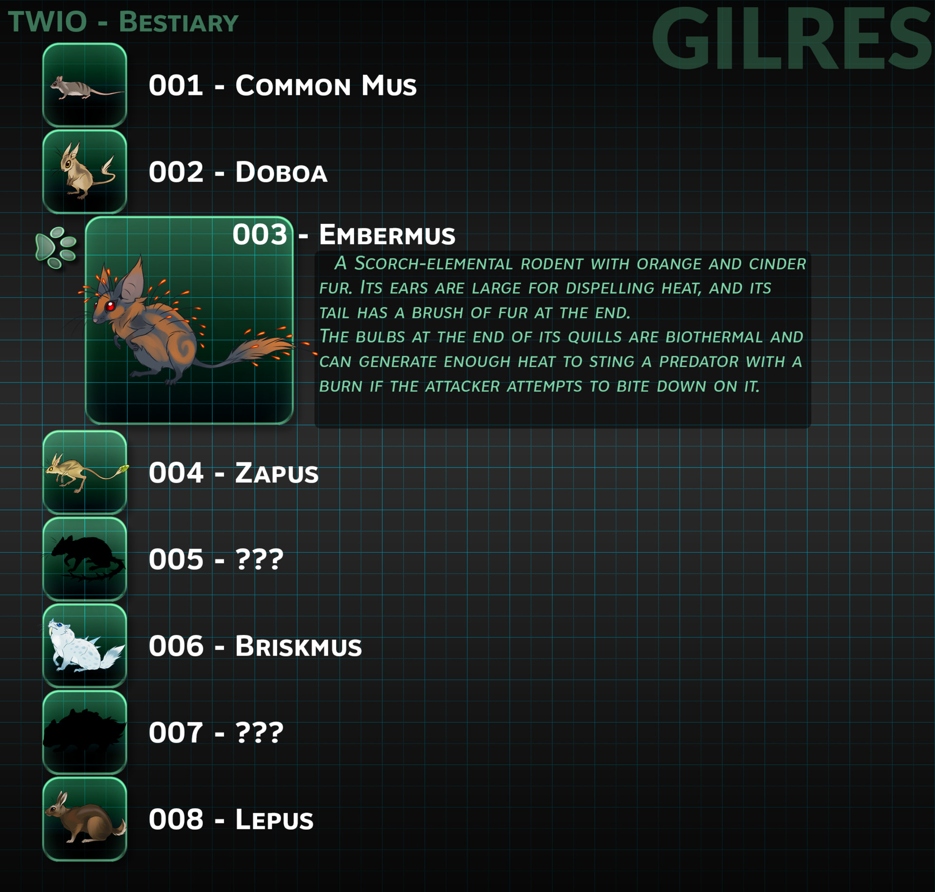 ArtStation - Bestiary Concept