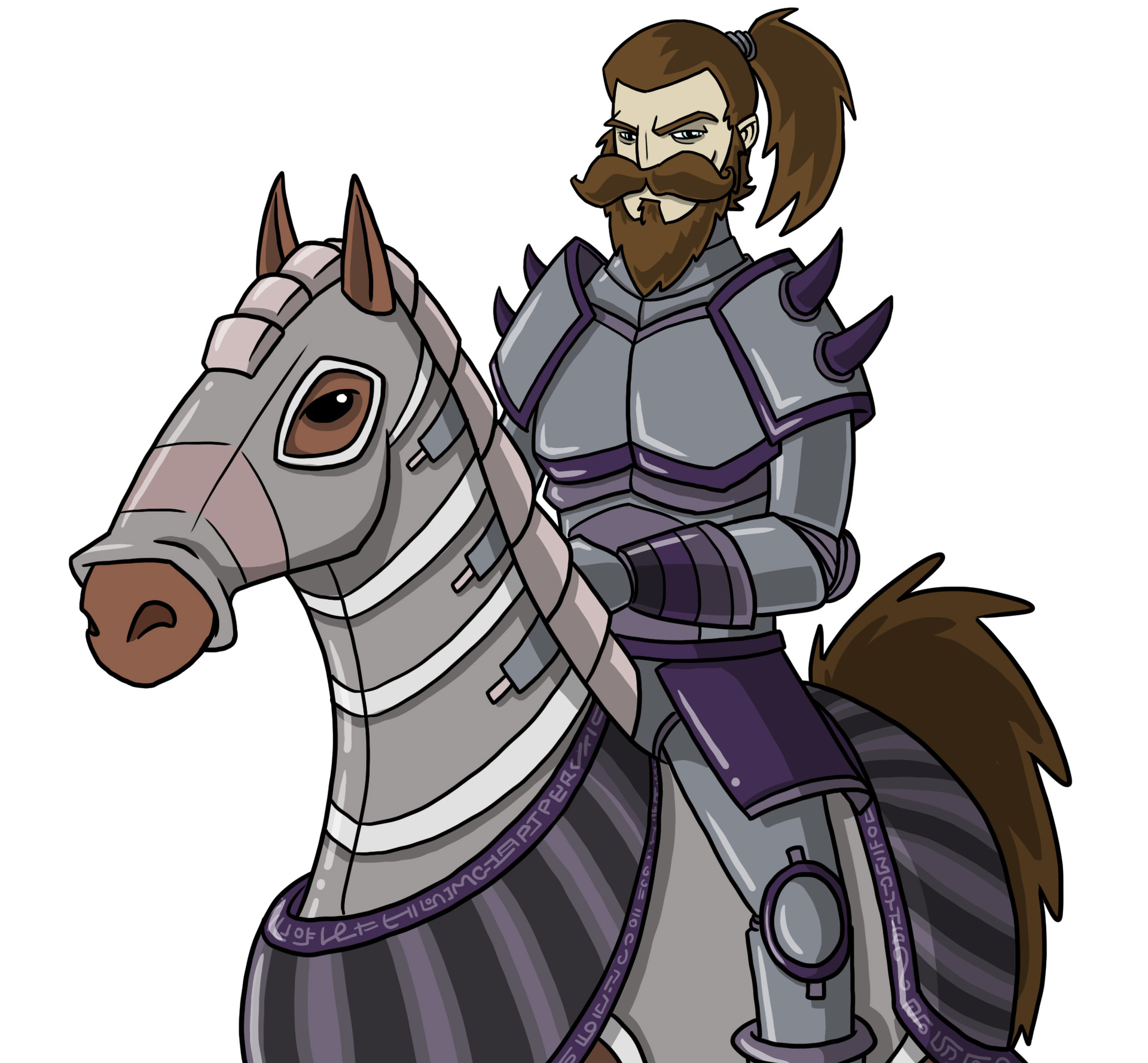 ArtStation - Noble Cavalryman - Kill The Hero