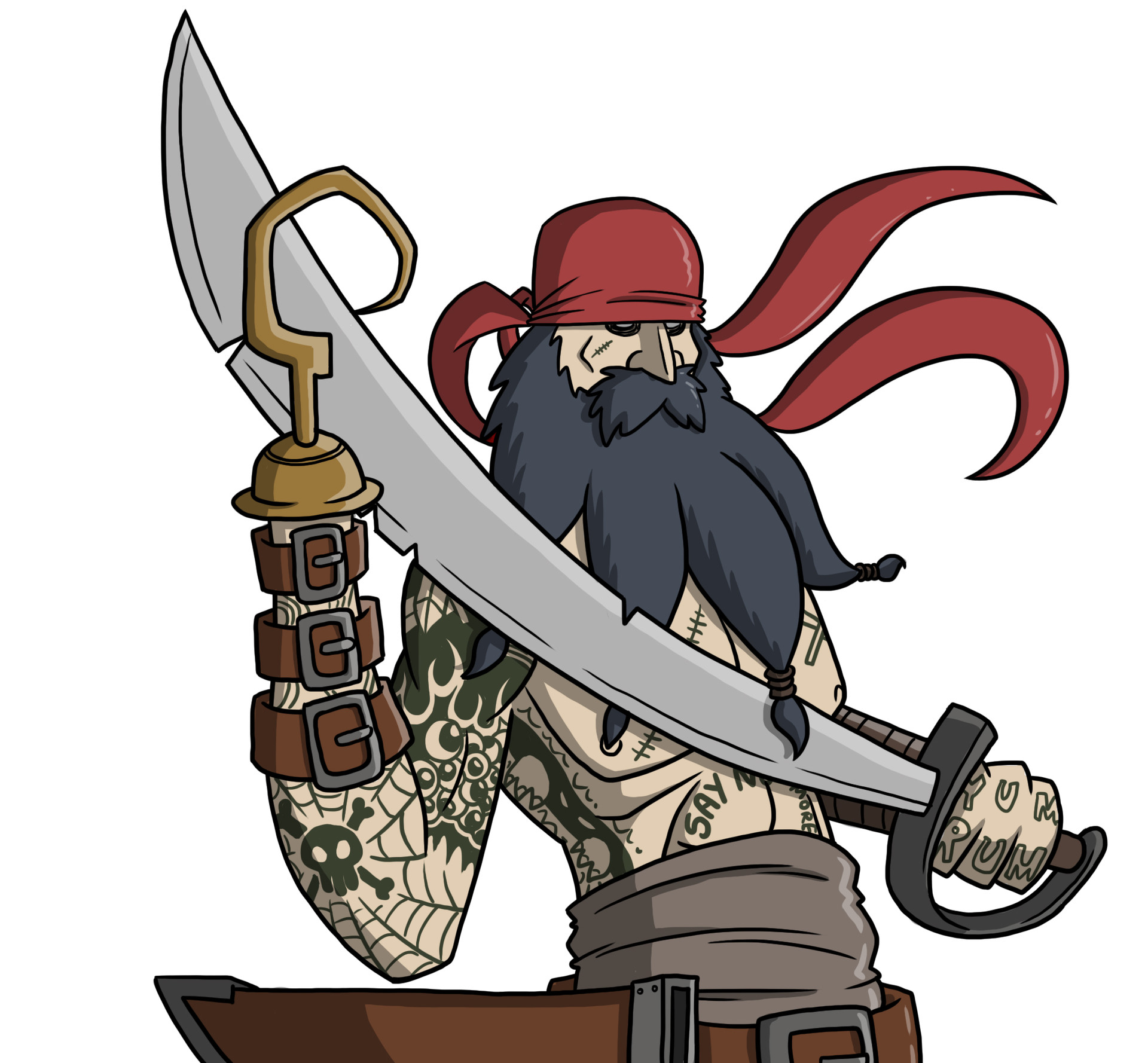ArtStation - Pirate Buccaneer - Kill The Hero